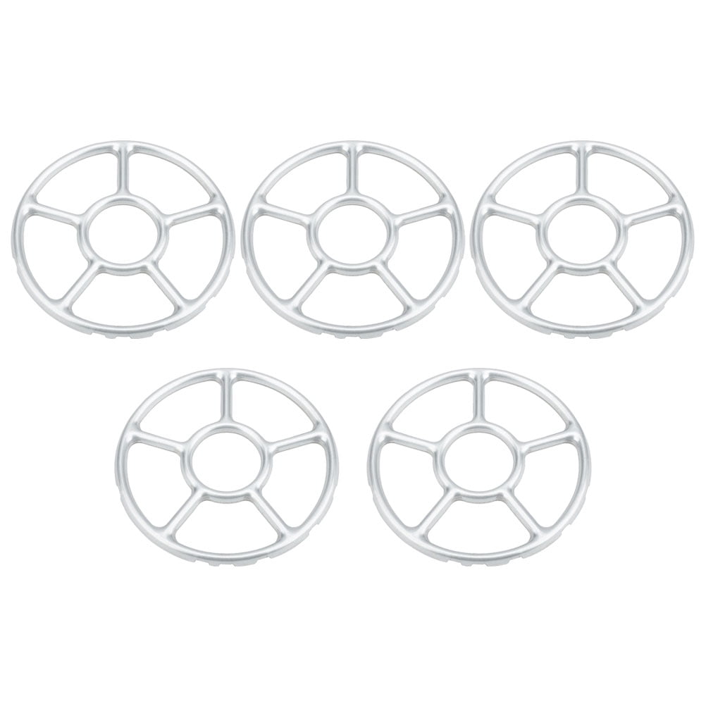 CIMAXIC 5Pcs Gas Stove Pan Stand Holder Wok Ring Silver Galvanized ...