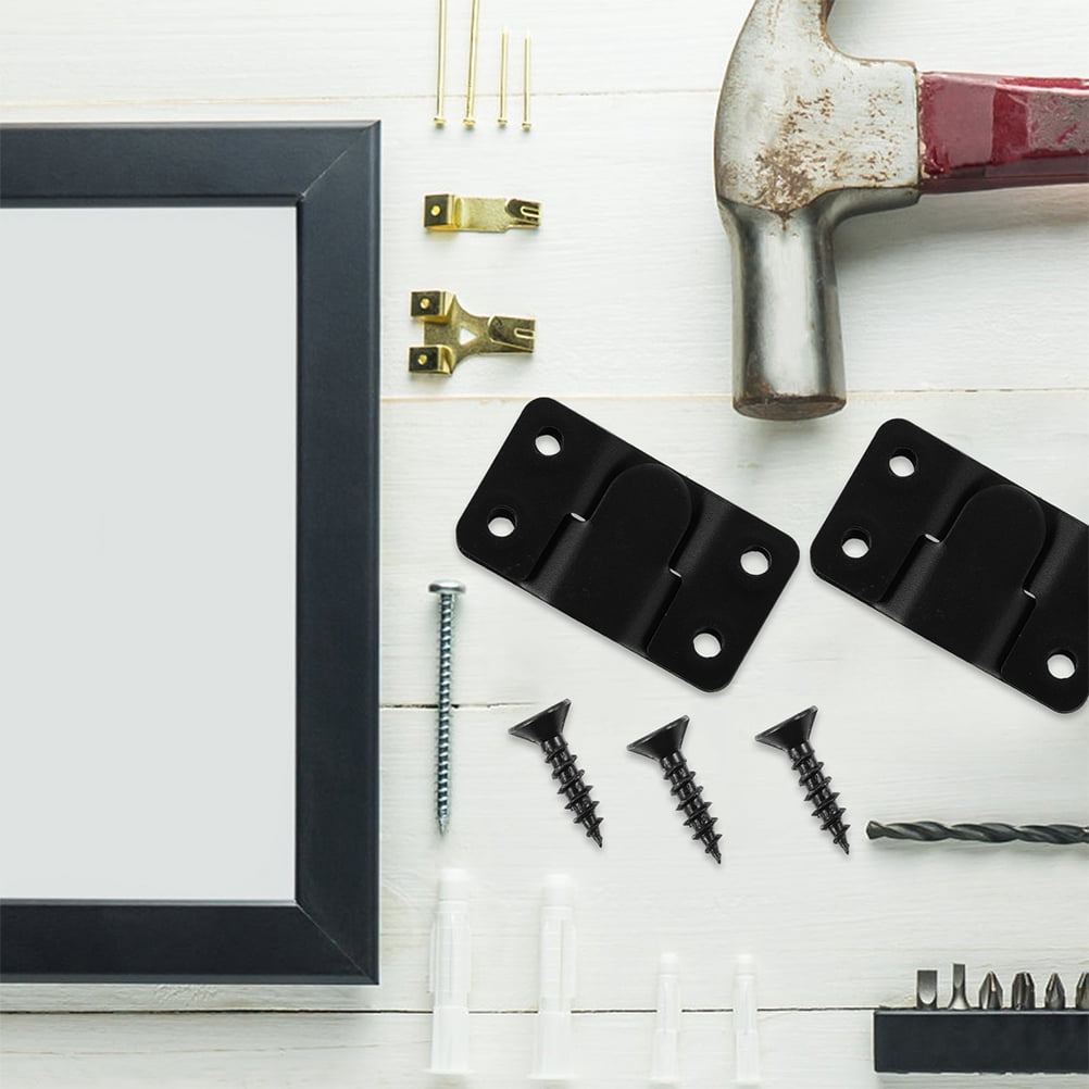 CIMAXIC Picture Hanging Screw 6 Pairs Stainless Steel Interlocking ...