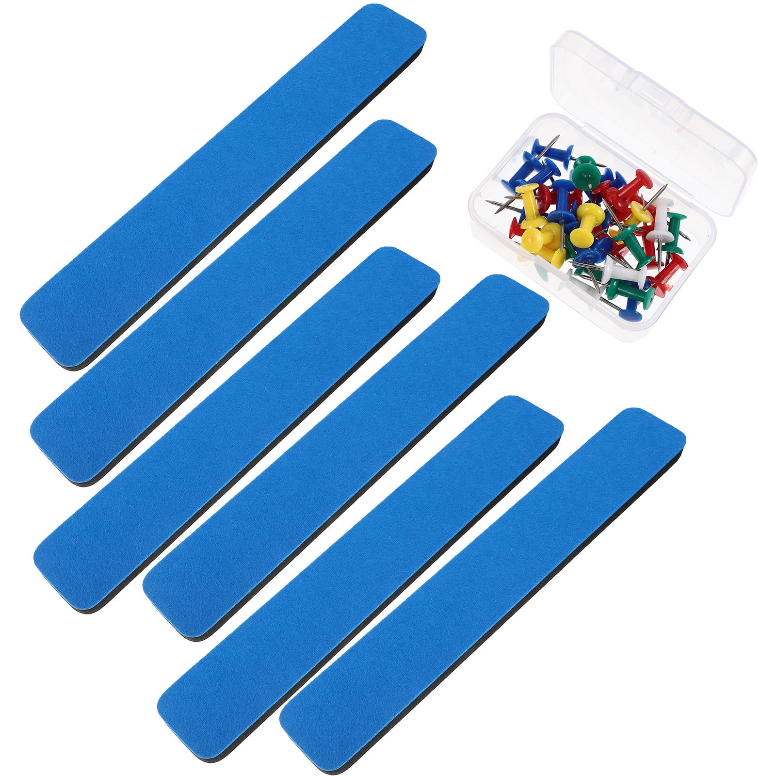 CIMAXIC 6 Strips Sky-Blue EVA Felt Rectangular Bulletin Board Strip for ...