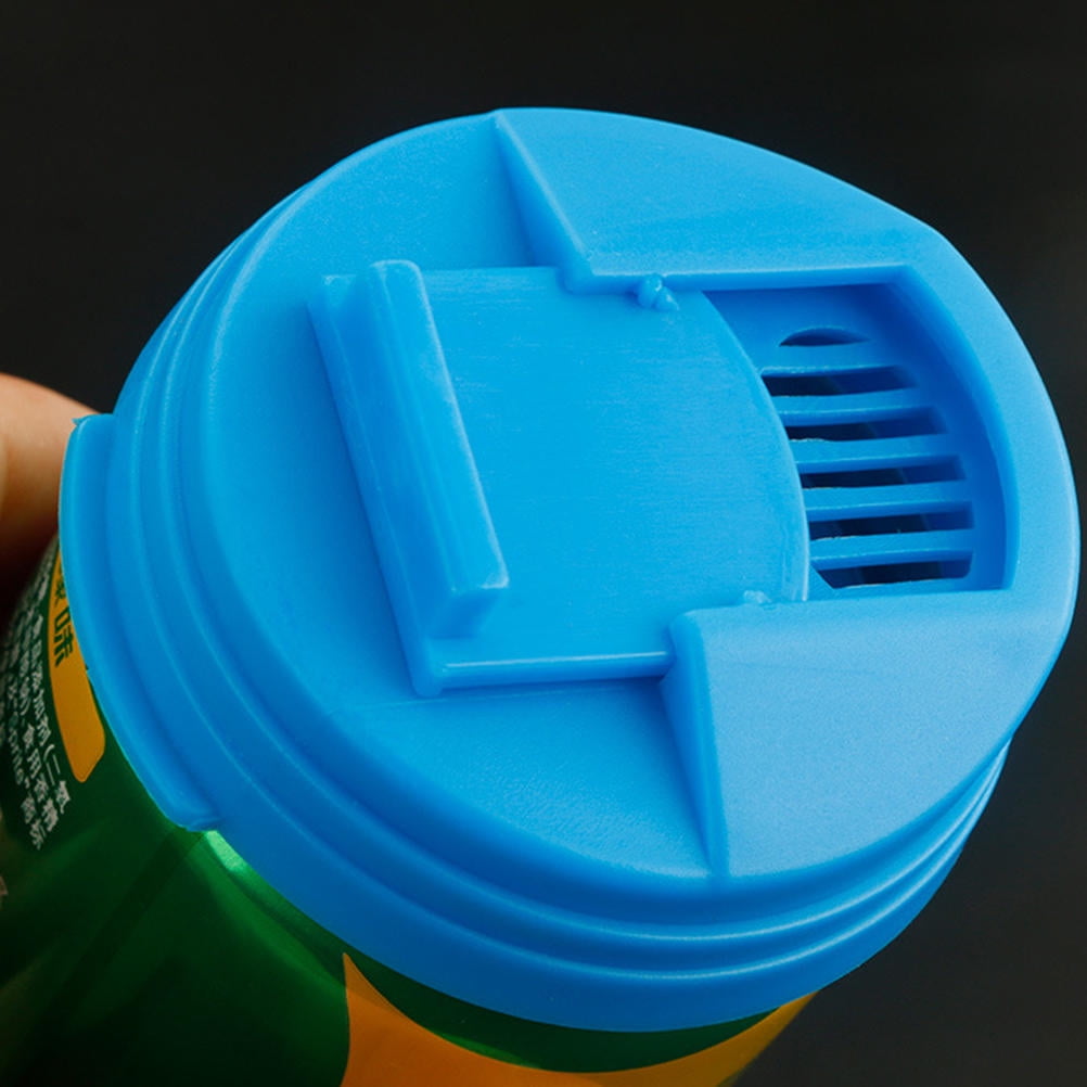 CIMAXIC 6Pcs Leak Proof Bottle Caps Plastic Drink Lid Covers Assorted ...