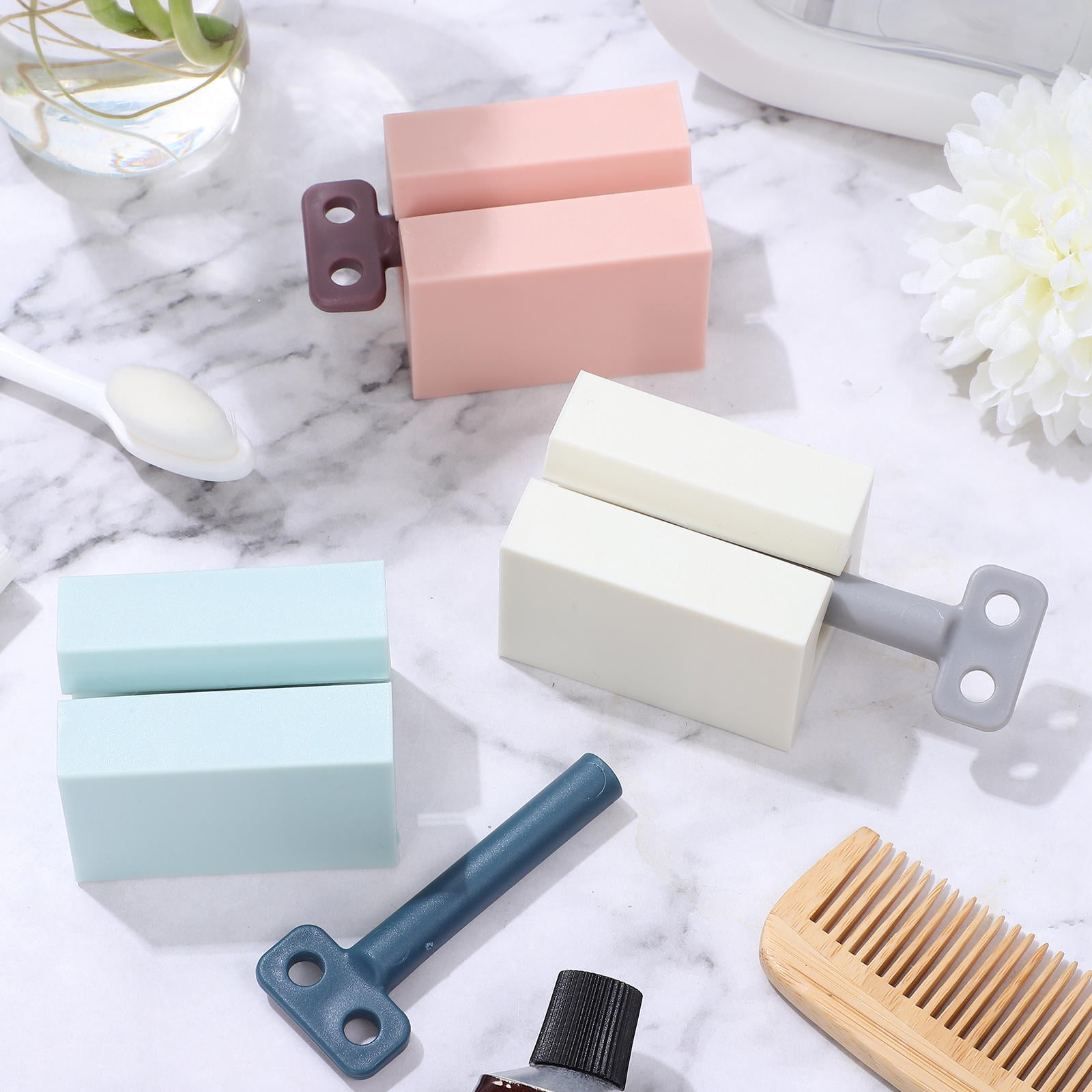 CIMAXIC 6Pcs Light Blue Toothpaste for Bathroom Items - Walmart.com