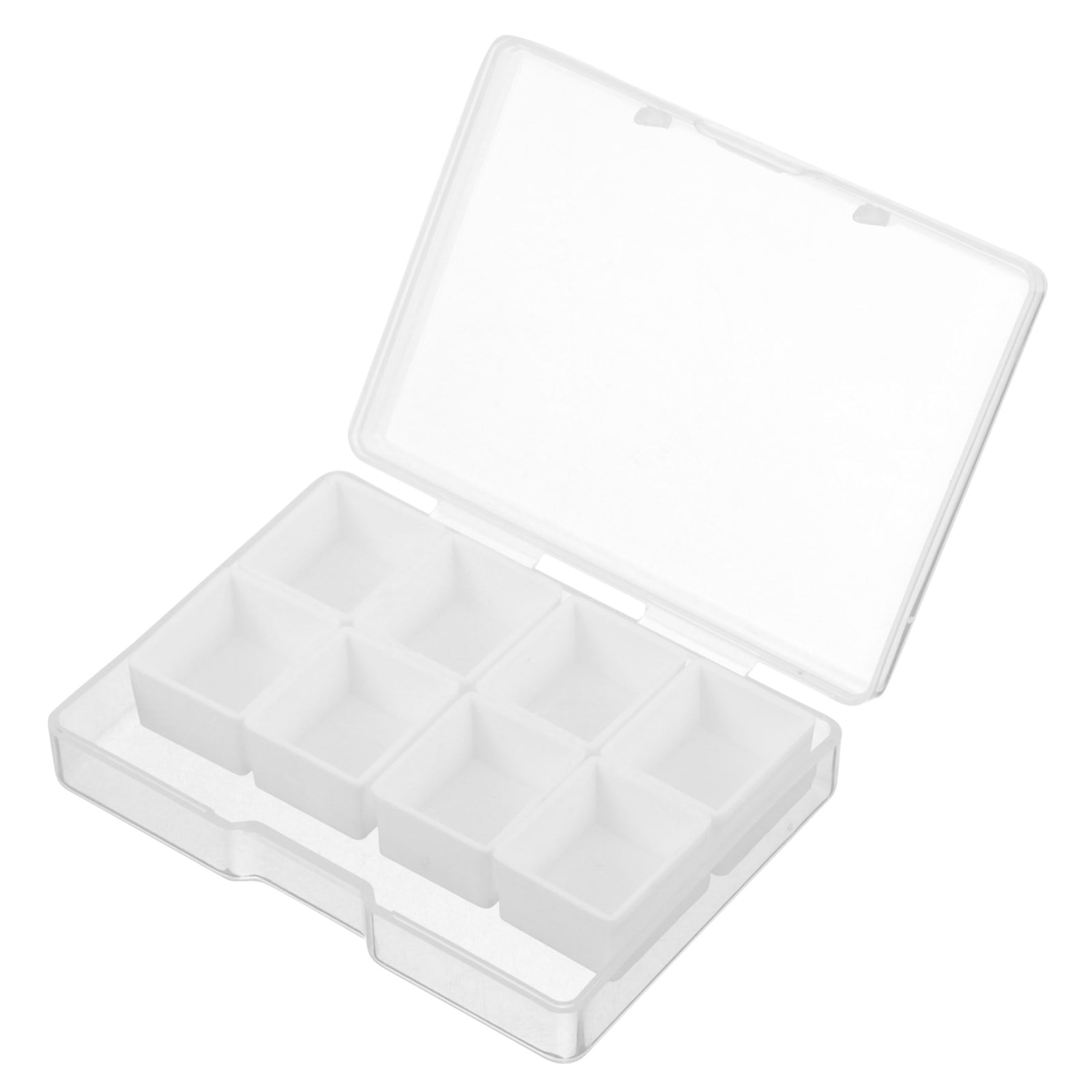 CIMAXIC Pigment Paint Box Pigment Storage Case Plastic 8 Small Boxes 2 ...