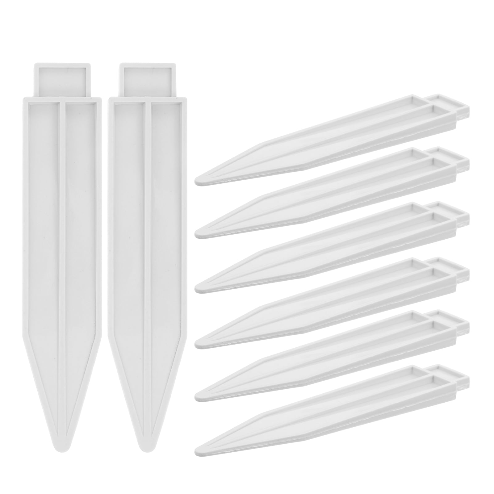 CIMAXIC Small Fence Plug Fence Plugs White PVC 8Pcs 5.11X1.06X0.28in ...