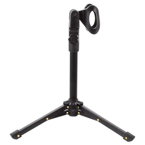 CIMAXIC Black Telescopic Microphone Stand Desk Tripod with Foldable ...
