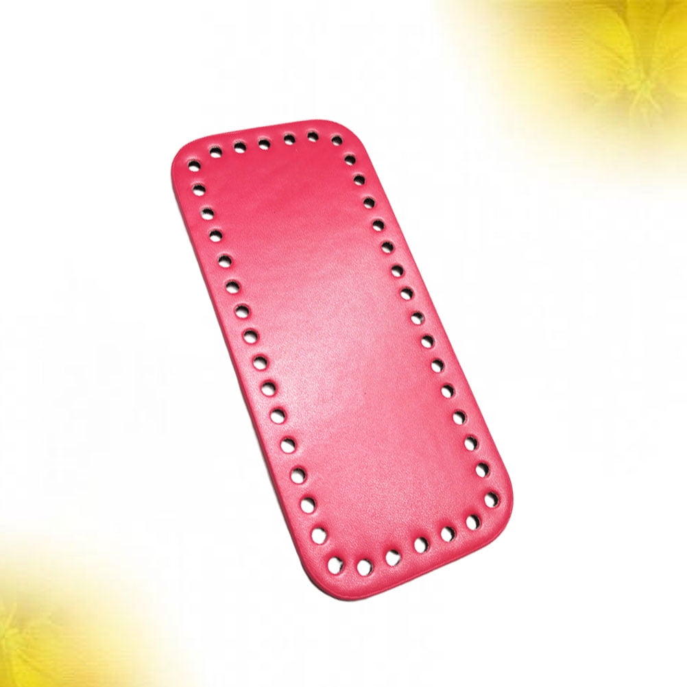 CIMAXIC Durable Rosy PU Bag Bottom Shaper Pad with Vent Holes for Bags ...