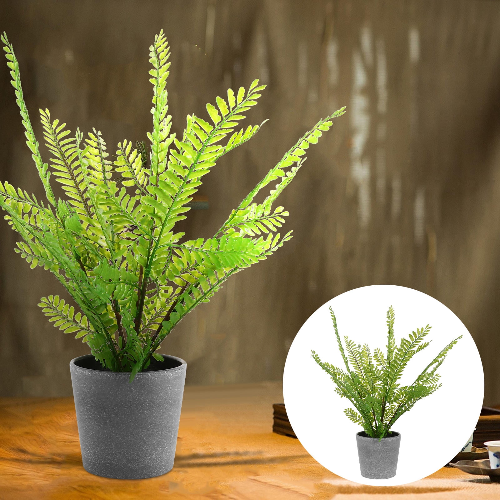 CIMAXIC Fake Ferns Simulation Fern Plant Ornament Green 1Pcs - Walmart.com