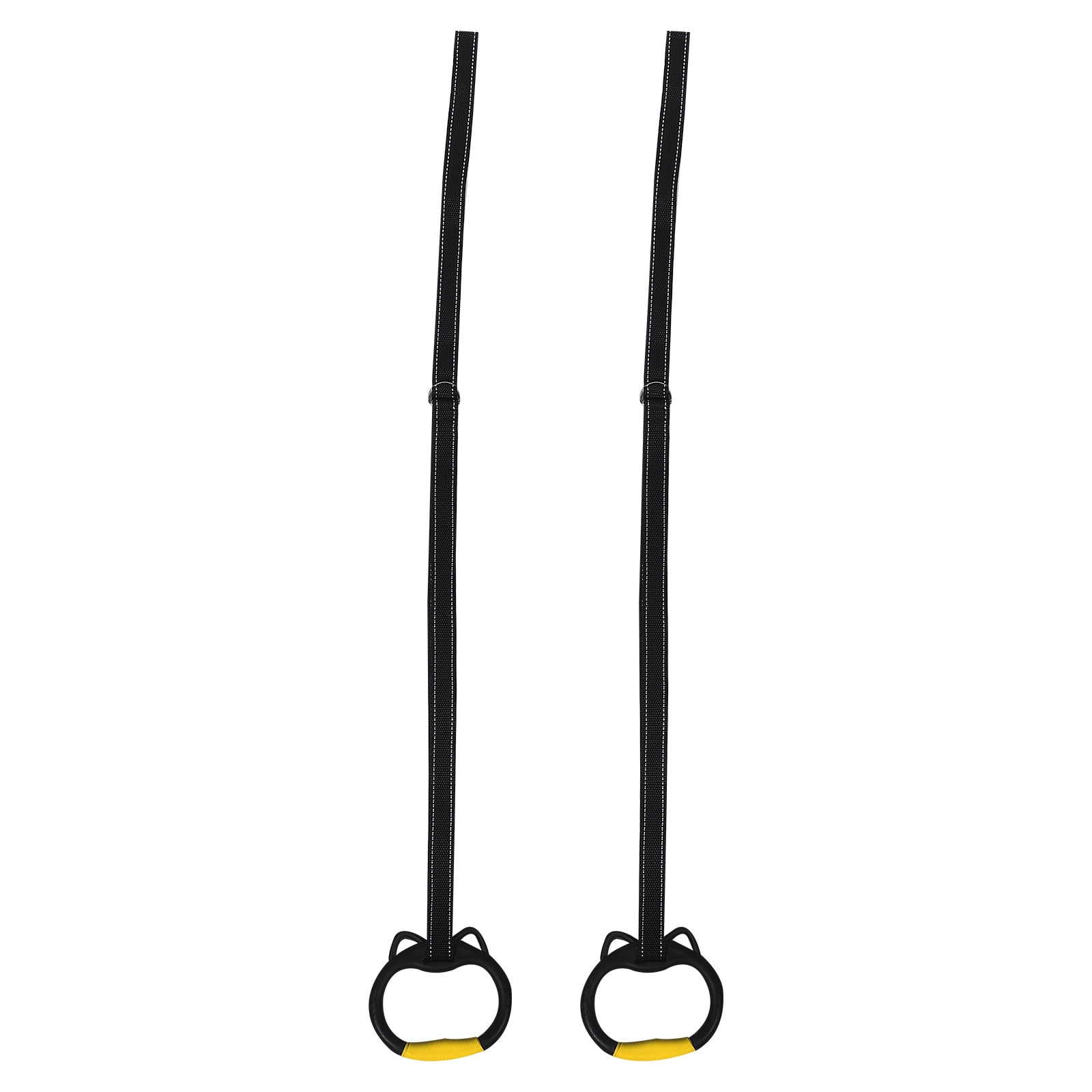 CIMAXIC Gymnastic Rings Nylon Plastic Iron for Kids Home Gym Setup Pull ...