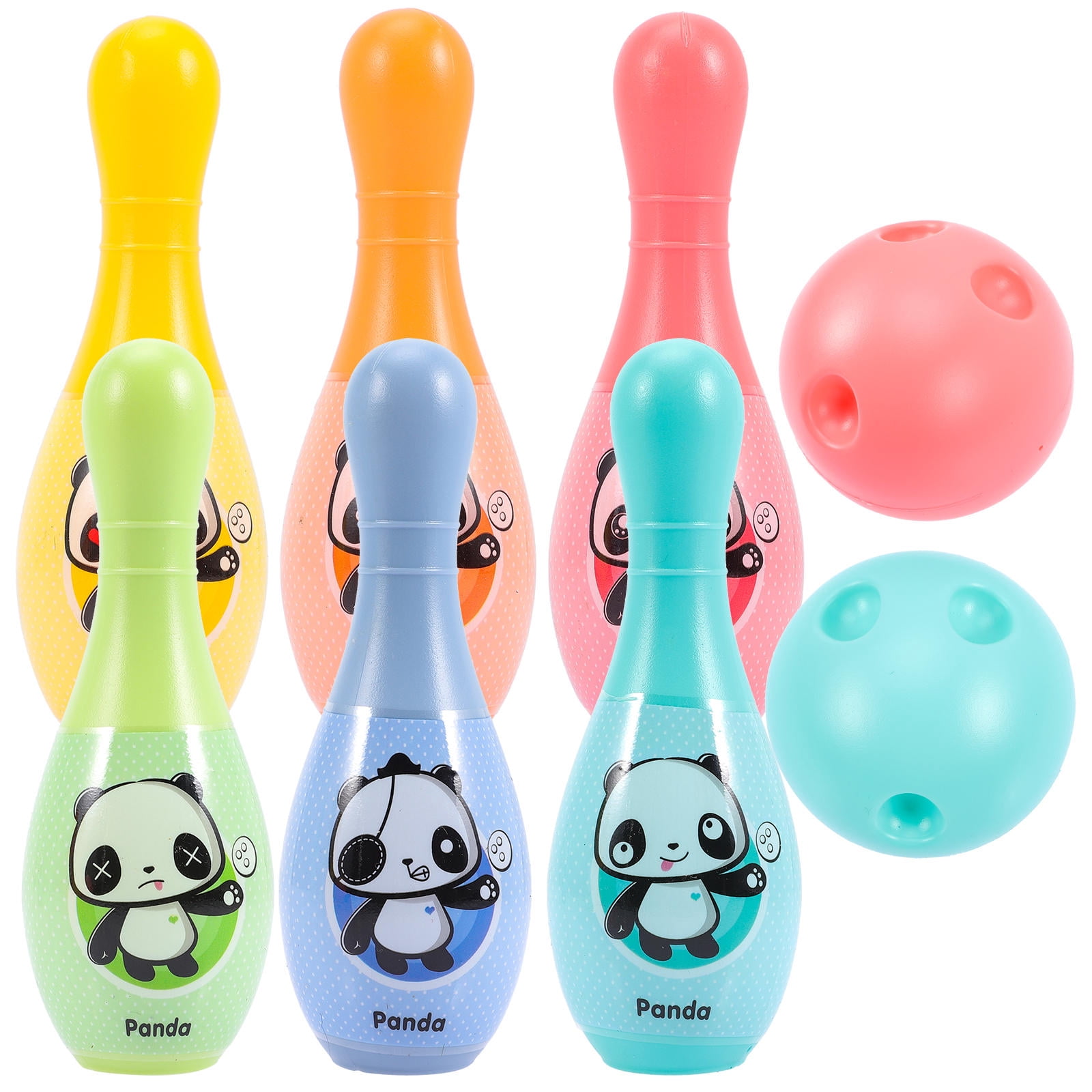 CIMAXIC Kids Indoor Game Kit 1 Set Bowling Game Toy for Educational ...
