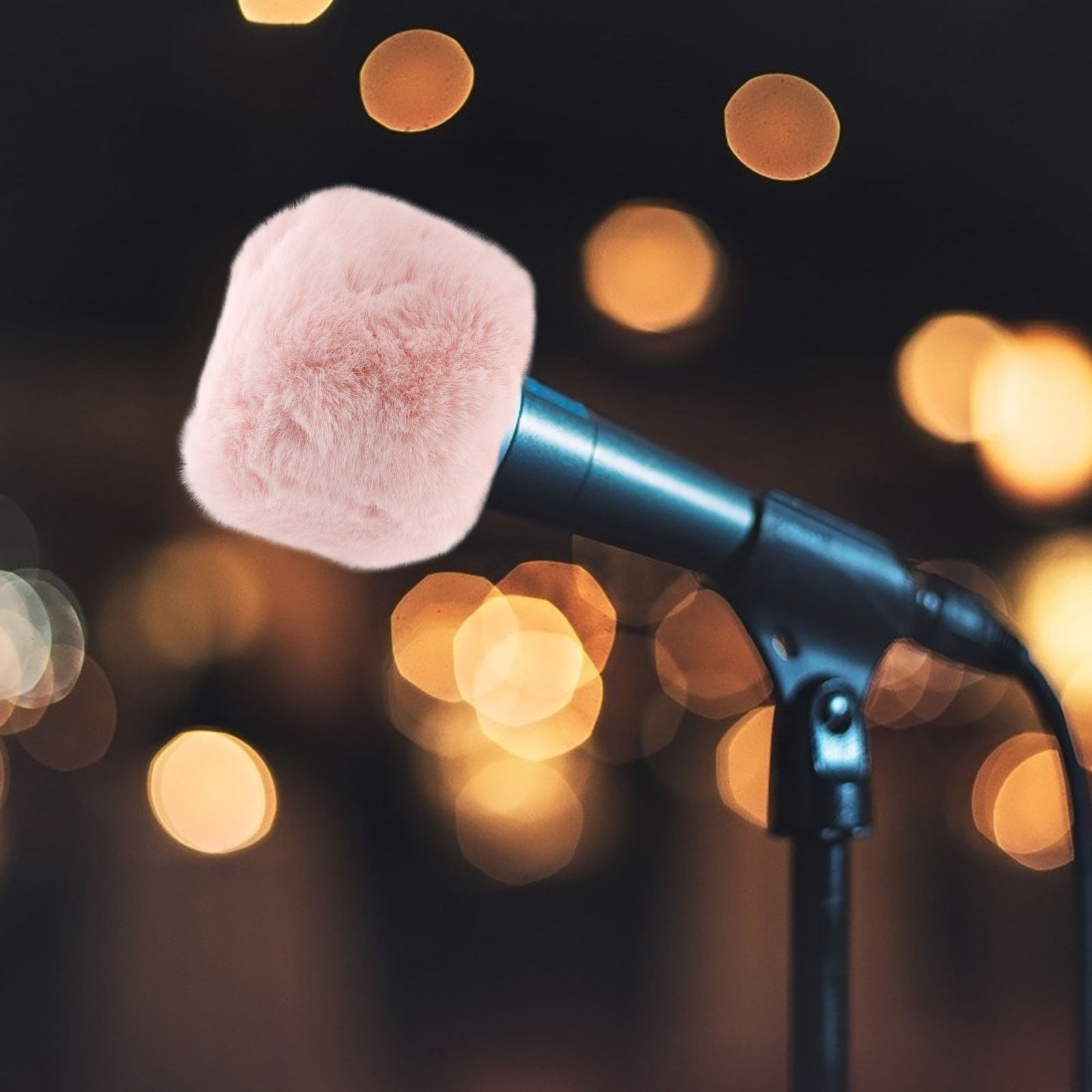 CIMAXIC Detachable Design Microphone Cover Plush Material 1Pack Pink ...