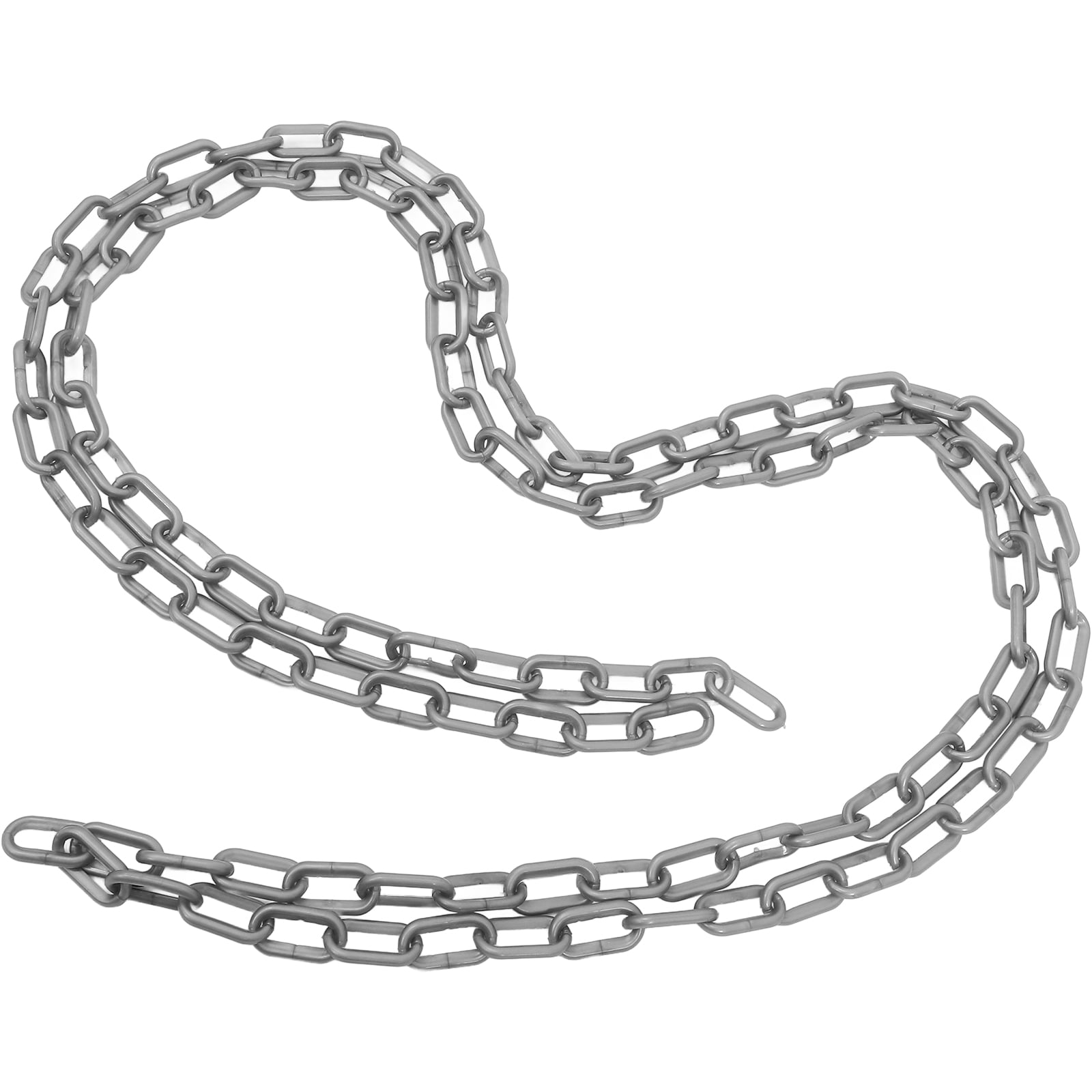 CIMAXIC Plastic Guardrail Chain Delineator Post Chain Silver Crowd ...