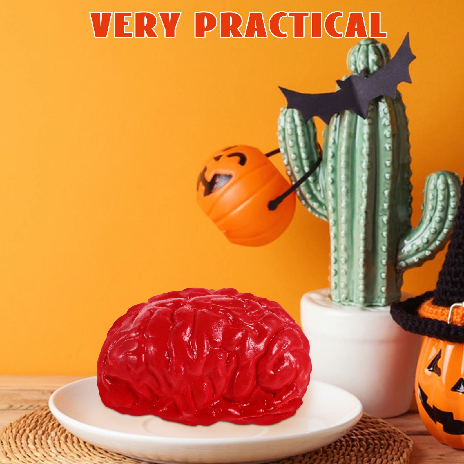 CIMAXIC Realistic Fake Brain Prop for Spooky Decorations and Party ...
