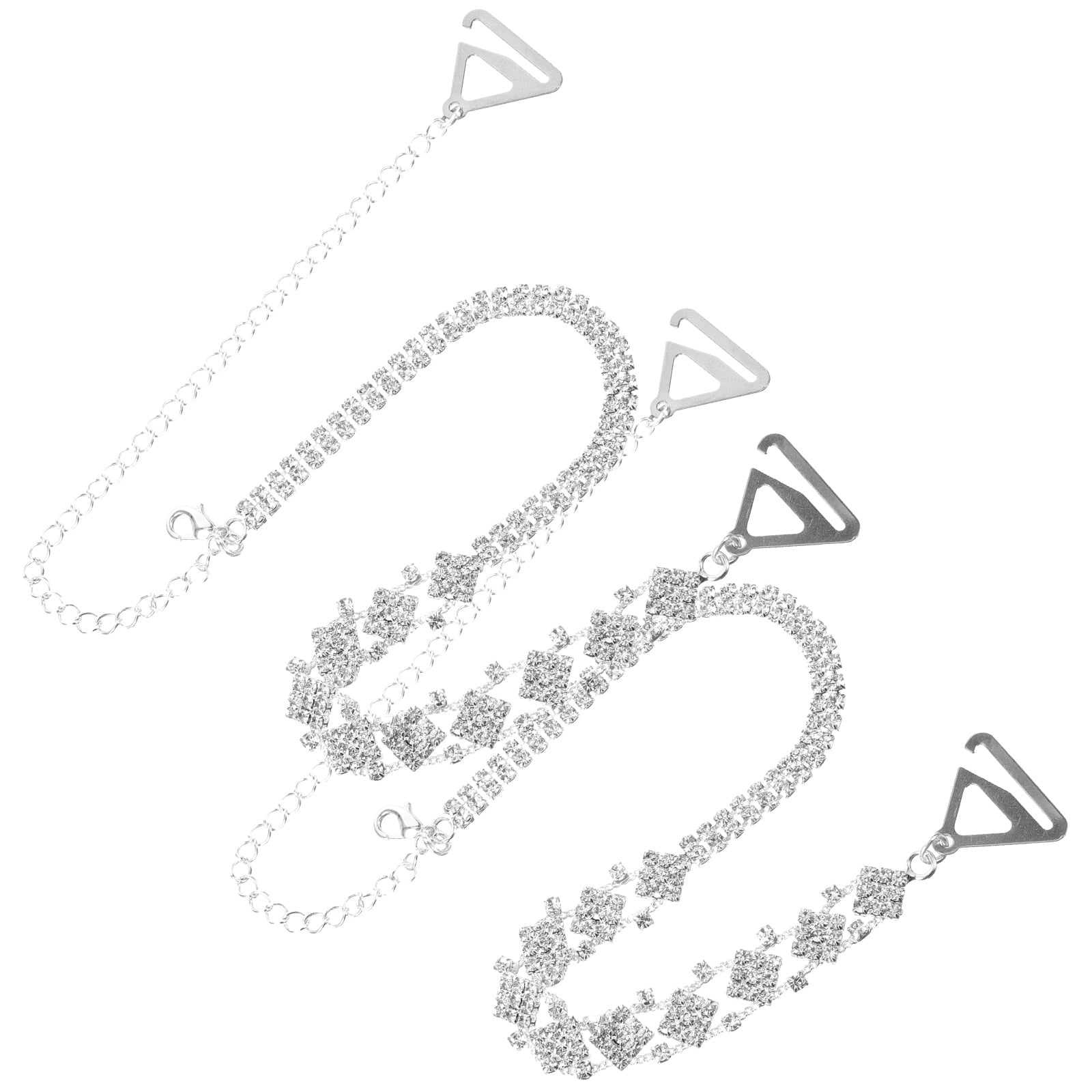 CIMAXIC Rhinestone Decorative Bra Straps for Women with Acrylic and ...