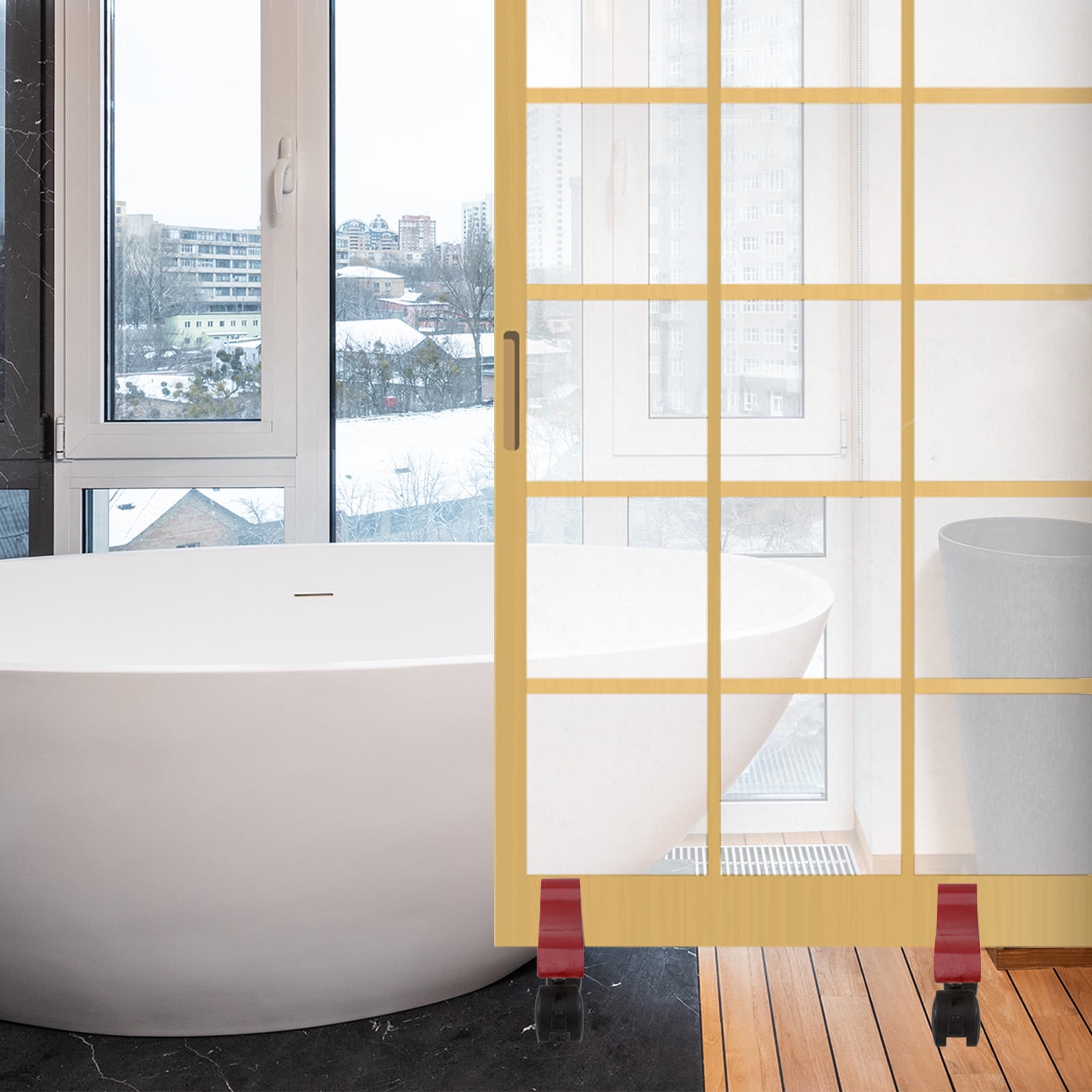 CIMAXIC Room Divider Base 1Set Privacy Screens Holder Plastic Smooth ...