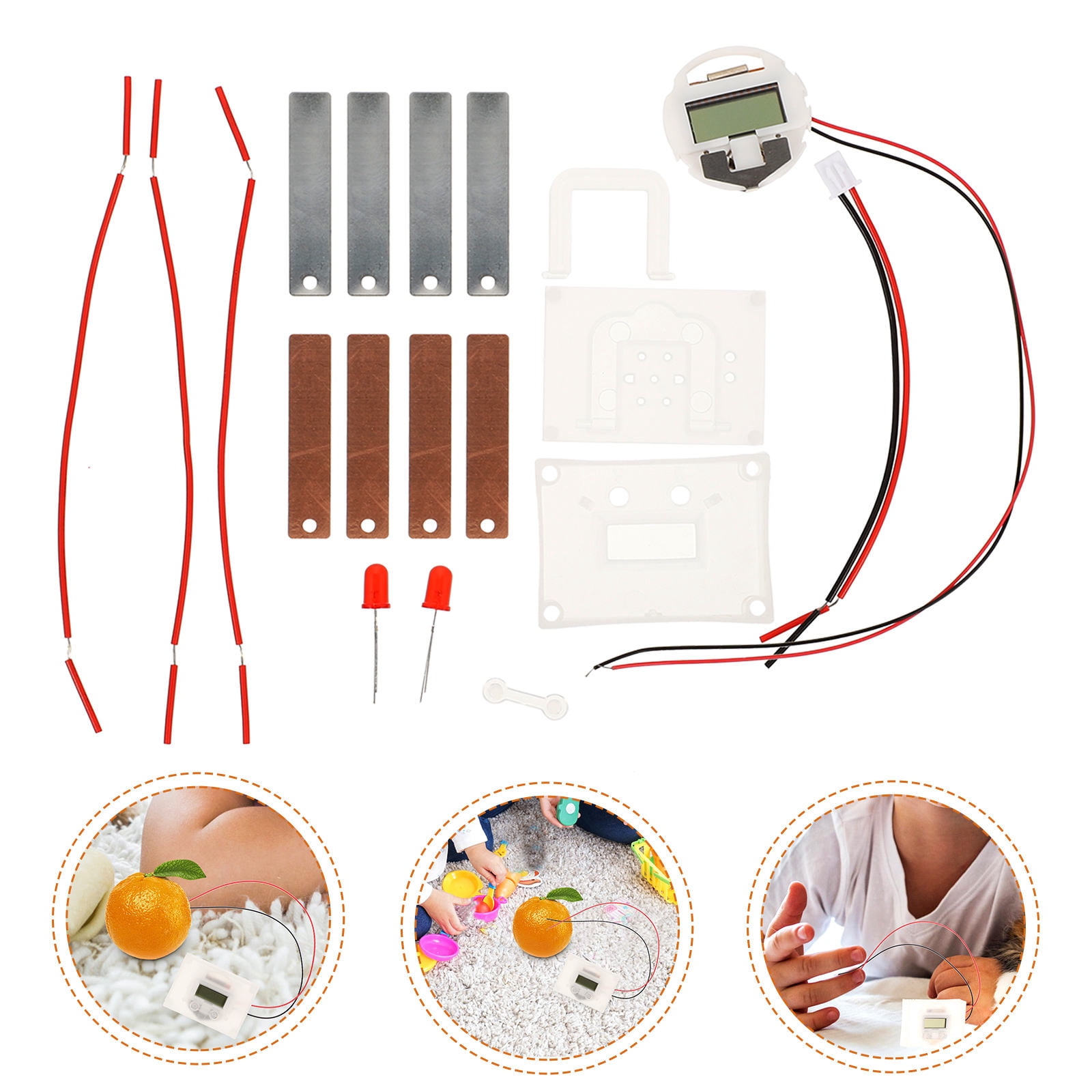 CIMAXIC Science Education Experiment 1Set Fruit Battery DIY Kit with ...