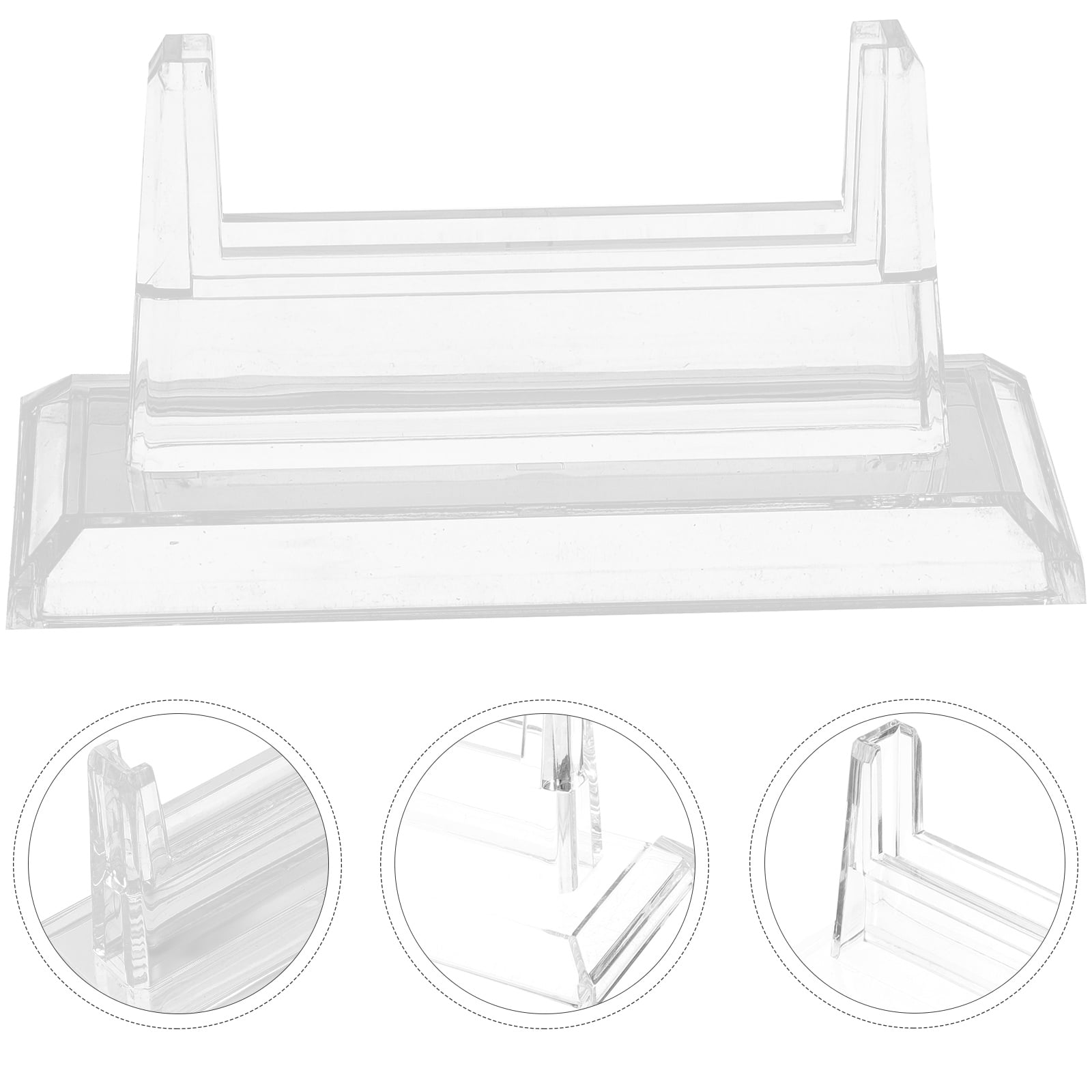 CIMAXIC Trading Card Support Cato Bracket Transparent Plastic 1Pack 4 ...