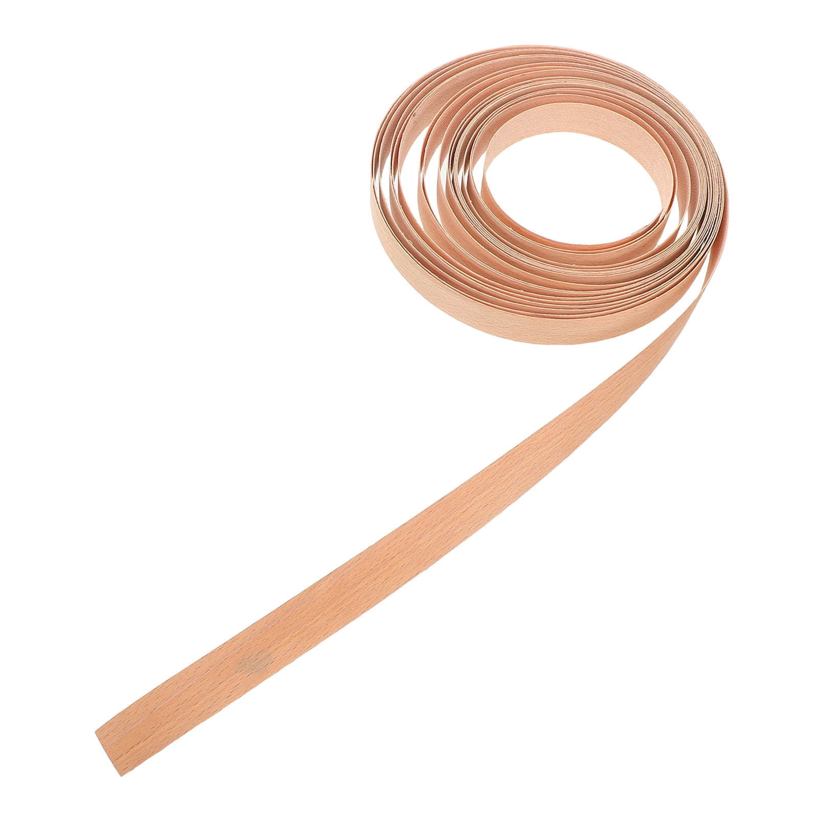 CIMAXIC Beige Wood Edge Trim Roll Thickened Natural Wood Banding for ...