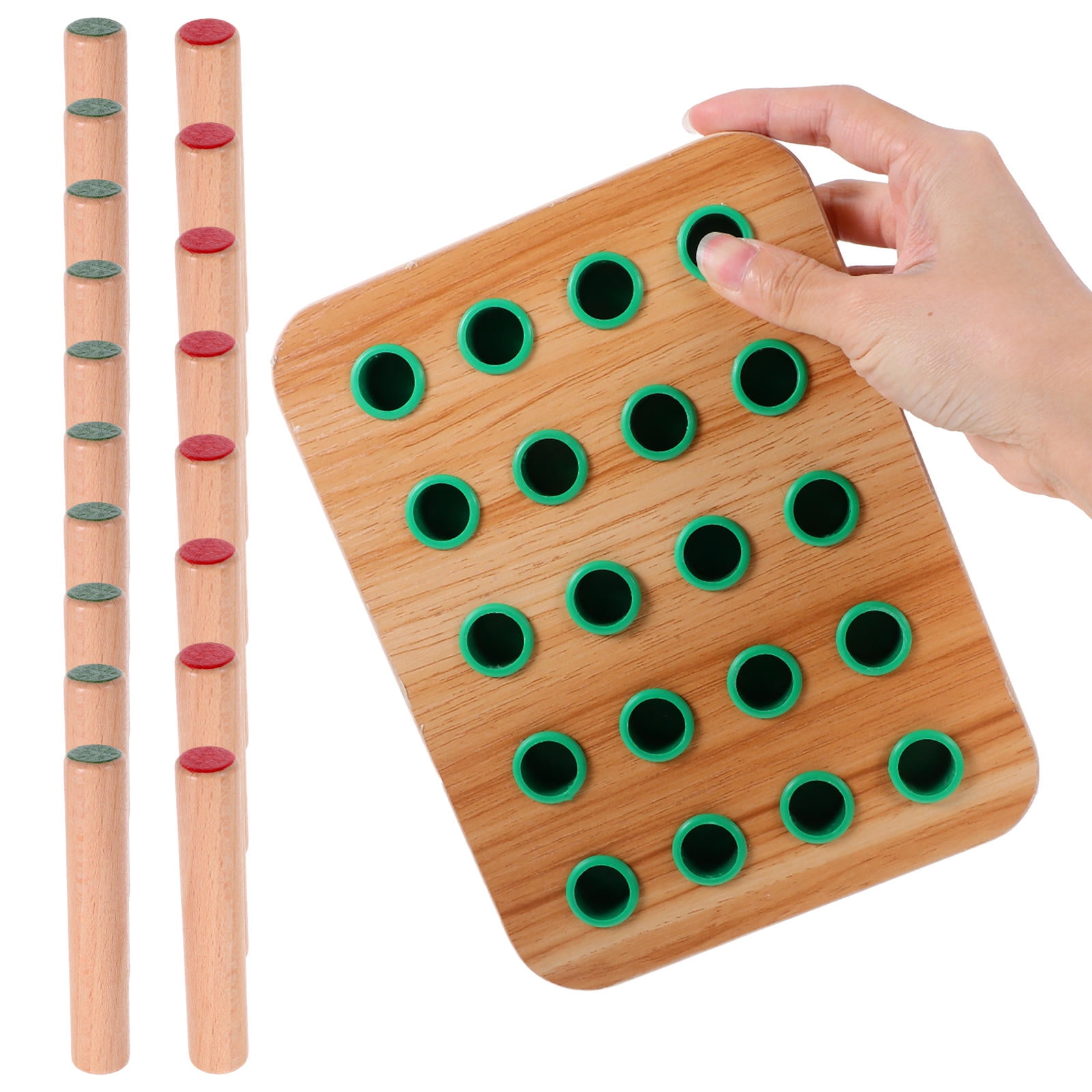 CIMAXIC Wooden Pegboard for Finger Dexterity Training: Hand Exercise ...