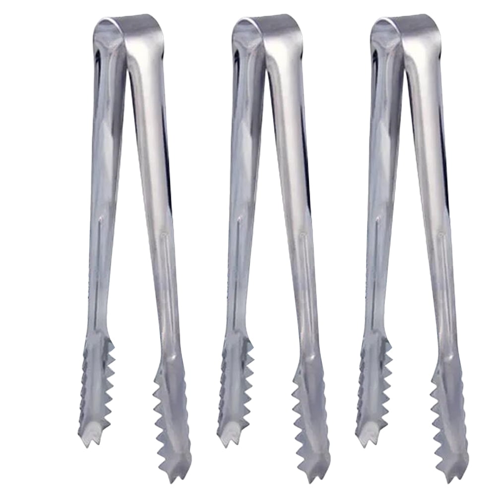 CIMAXIC stainless Steel Ice Clips Tube Sugar Tongs Anti-skid Kitchen ...