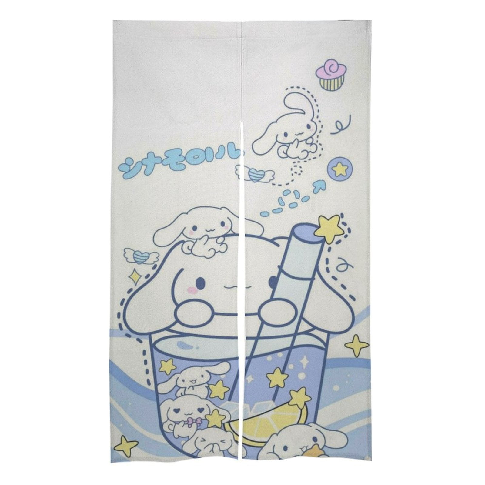 CIN-NAMO-ROLL Door Curtain Cartoon Anime Blackout Curtains Cute ...