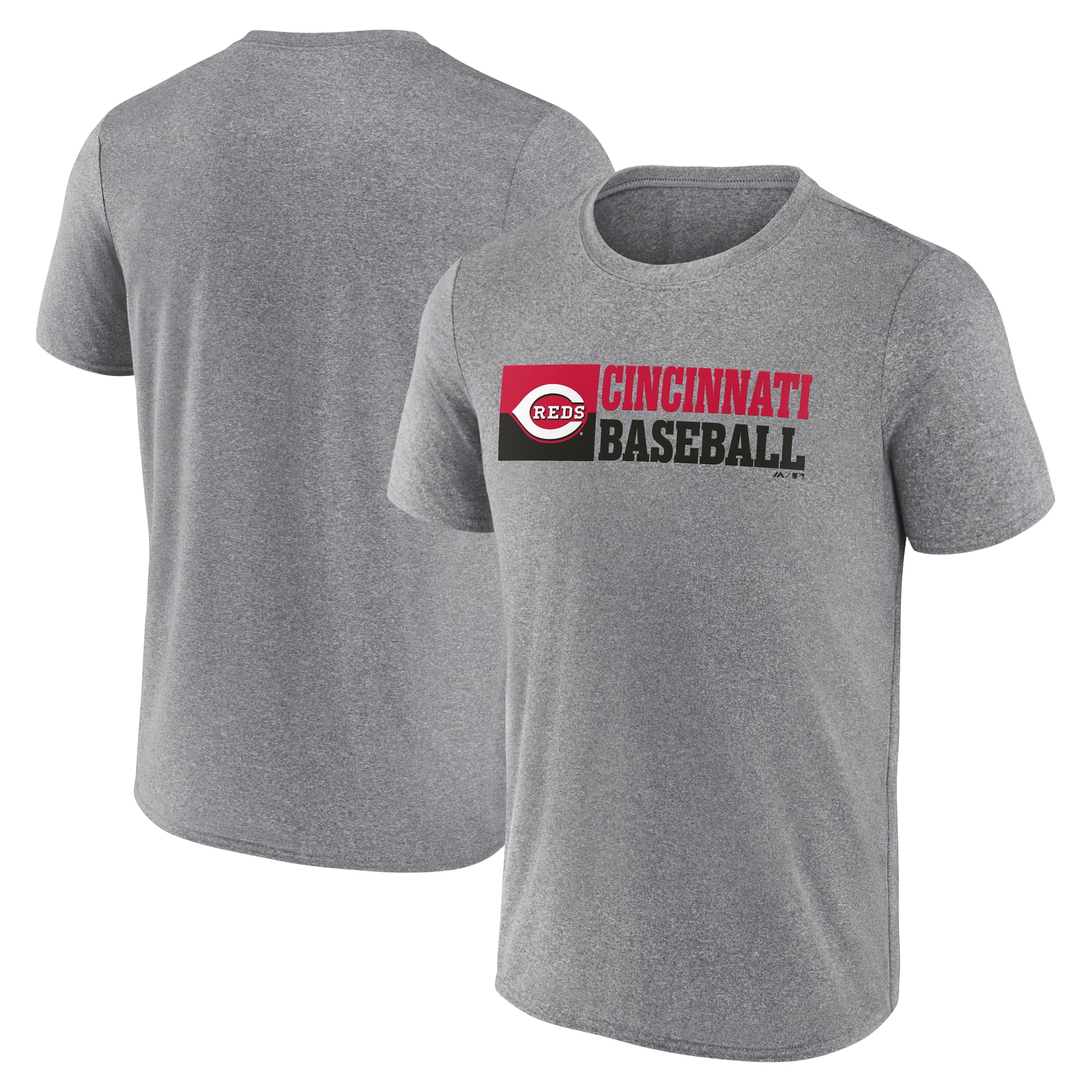 Cincinnati Reds Men's Heather Gray Roll Dice Polyester T-Shirt, Up to ...