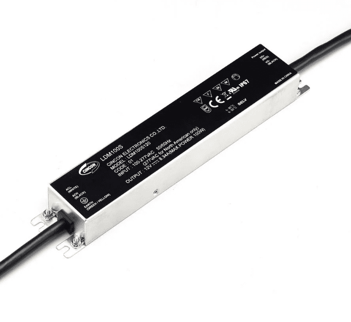 CINCON LDM100S120-04, LED Power Supplies AC-DC LED Driver, 100 Watt ...