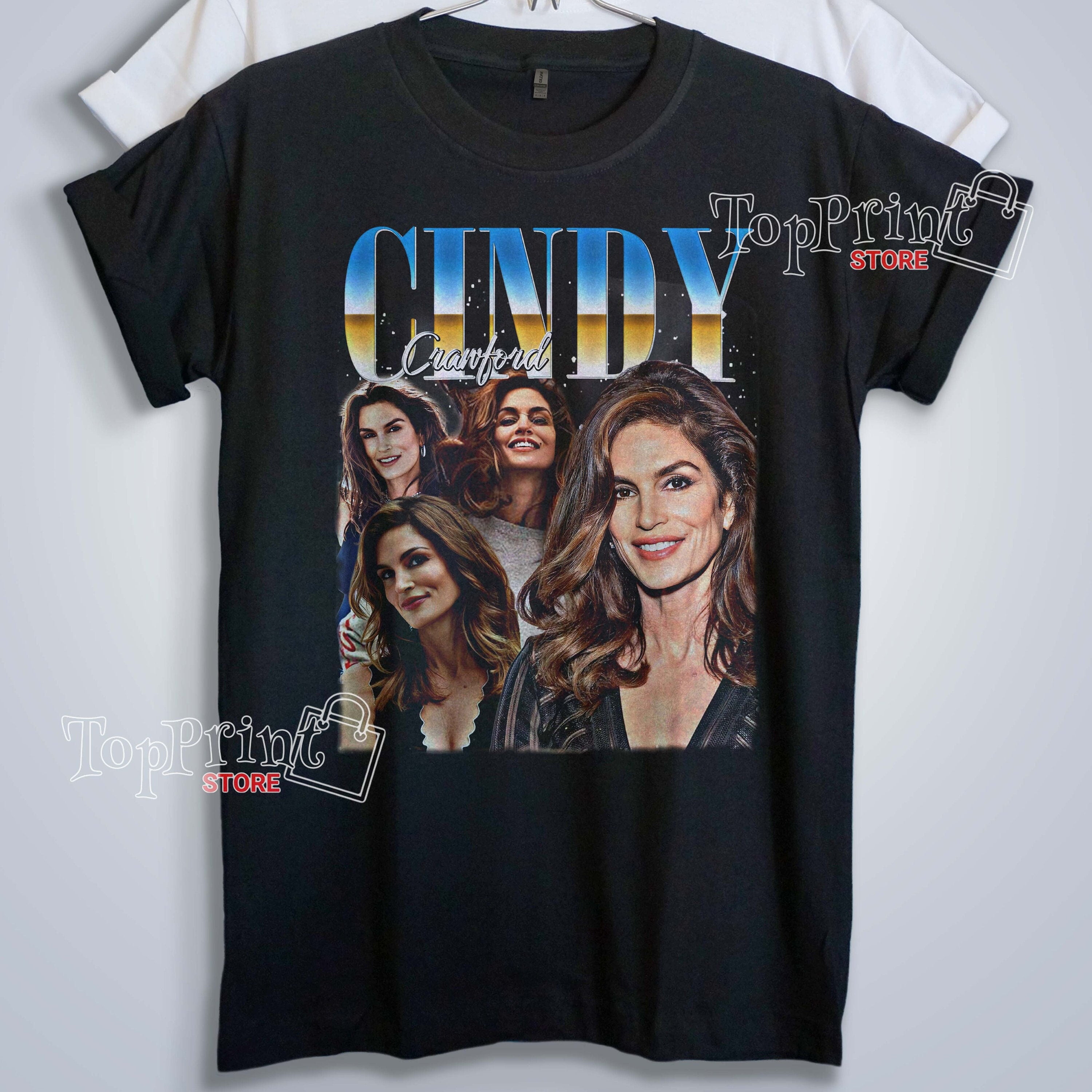 CINDY CRAWFORD Shirt Cindy Crawford Homage T-Shirt Cynthia Ann Crawford ...