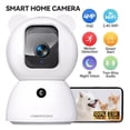 CiNMOORE, 2.5K Pet/Dog/Cat Camera, Indoor WiFi PTZ, No-Subscription ...