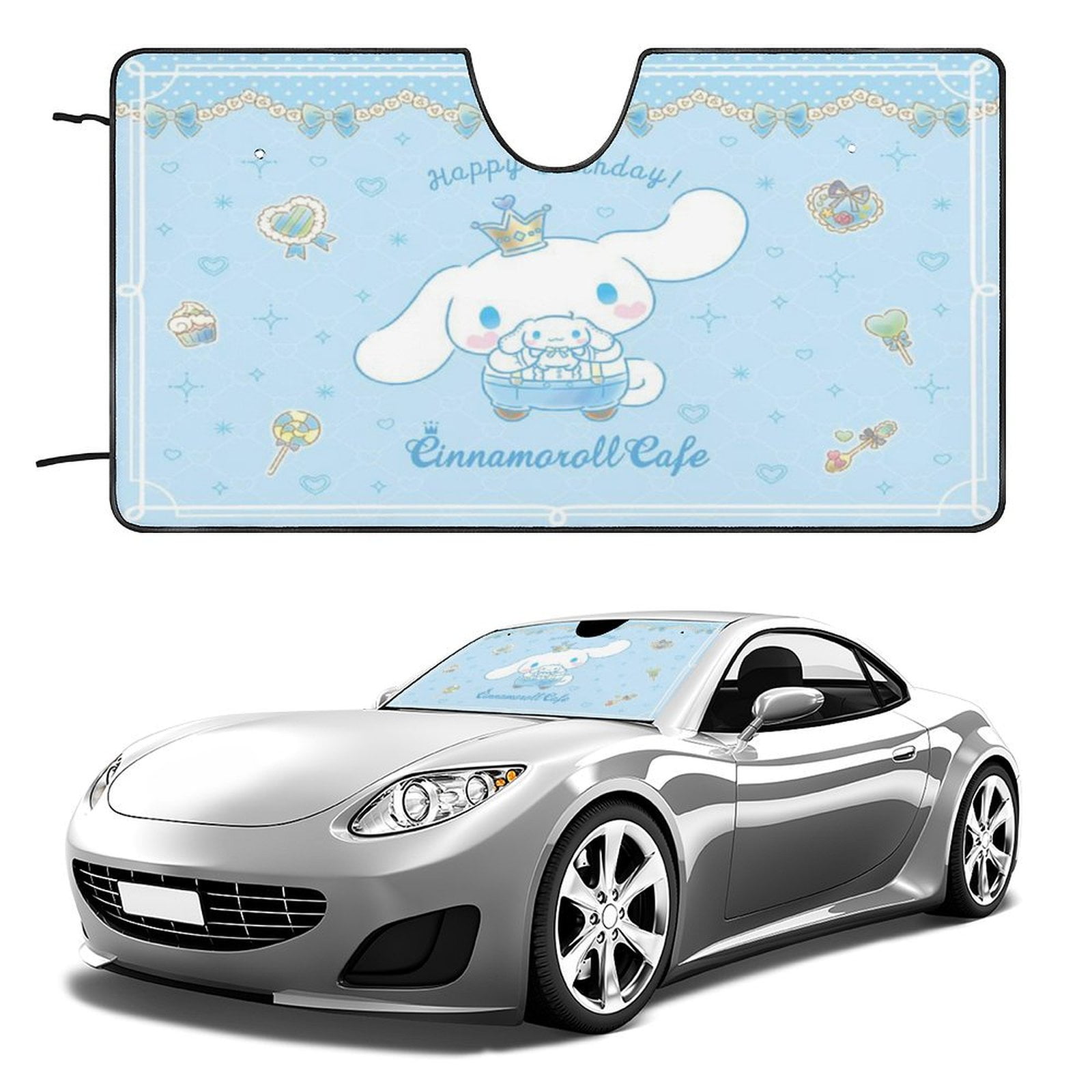 CINNAMOROLL Car Windshield Sunshade Anime for SUV pickup truck Gift 51 ...