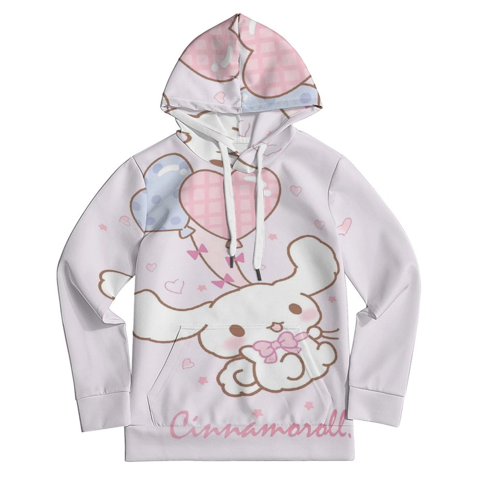 CINNAMOROLL Hoodie with Pocket Cartoon Anime for Boys Girls Teens Gift ...