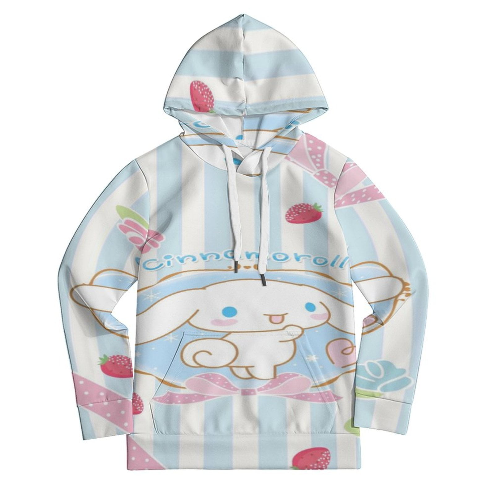 CINNAMOROLL Hoodie with Pocket Cartoon Anime for Boys Girls Teens Gift ...