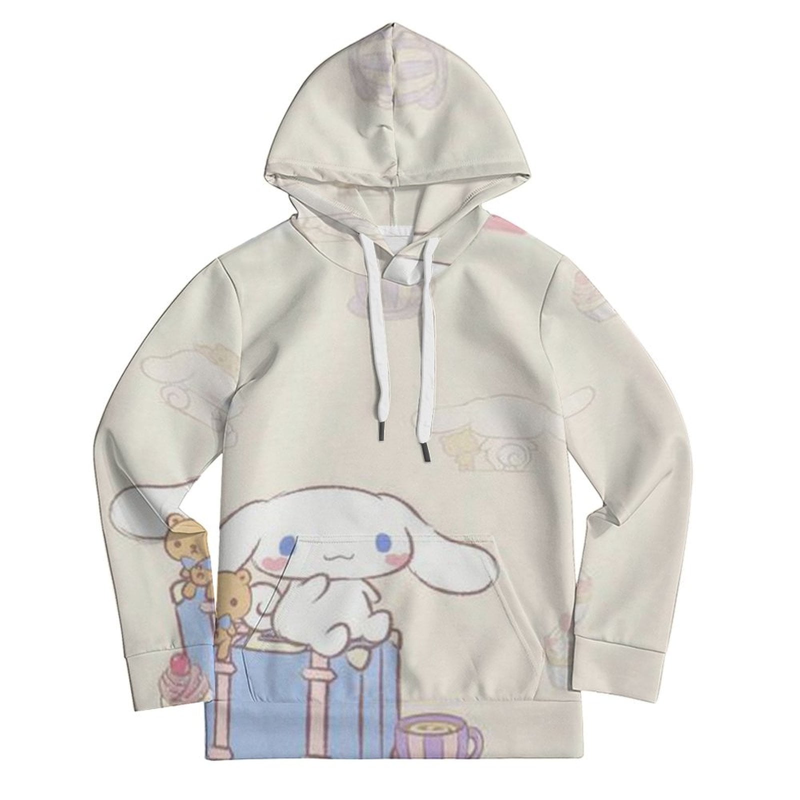 CINNAMOROLL Hoodie with Pocket Cartoon Anime for Boys Girls Teens Gift ...