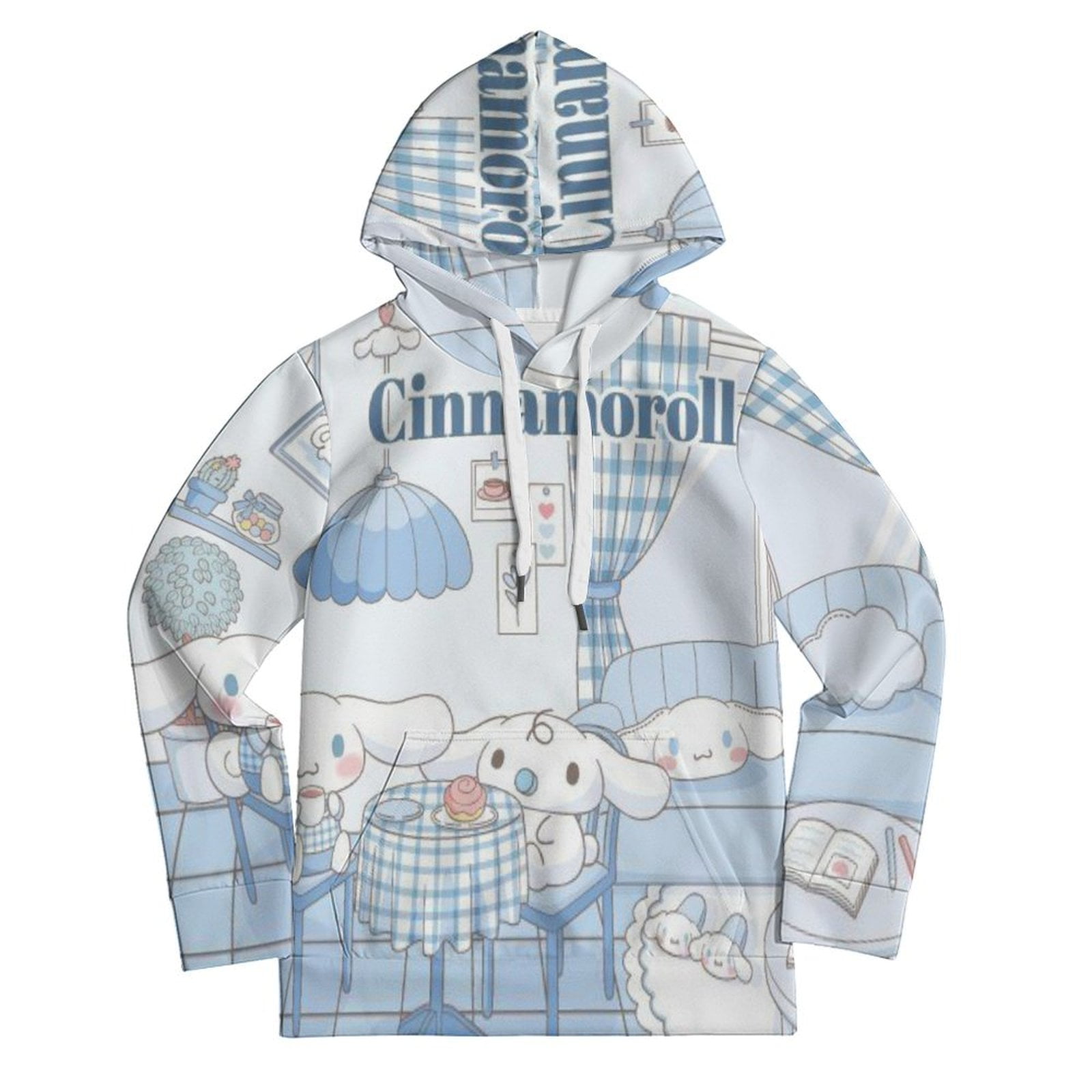 CINNAMOROLL Hoodie with Pocket Cartoon Anime for Boys Girls Teens Gift ...