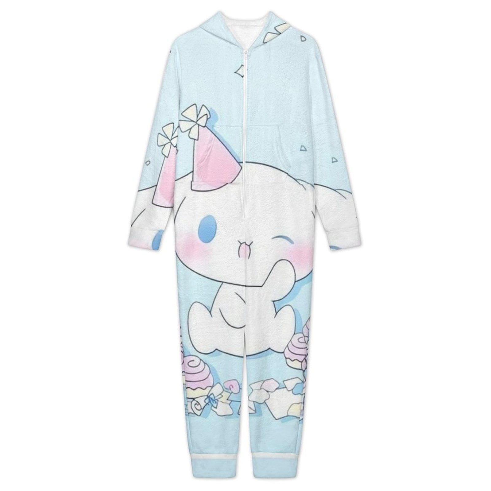 CINNAMOROLL Kids Cartoon One-piece Pajamas Winter Warm Home Pajamas for ...