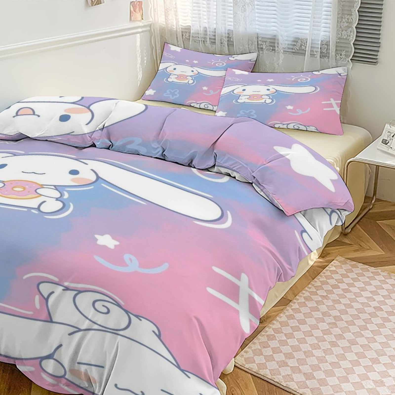 CINNAMOROLL Kids Bedding Set 3 Piece Set Cartoon Double-sided Printing ...
