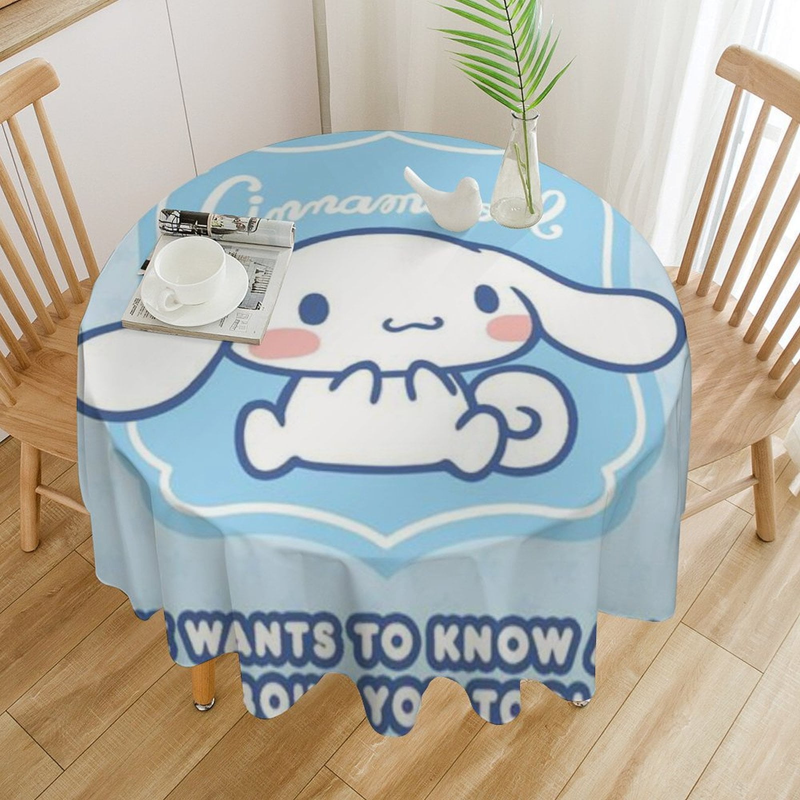 CINNAMOROLL Tablecloth Anime for Dining Table Picnic Gift 36x36in ...