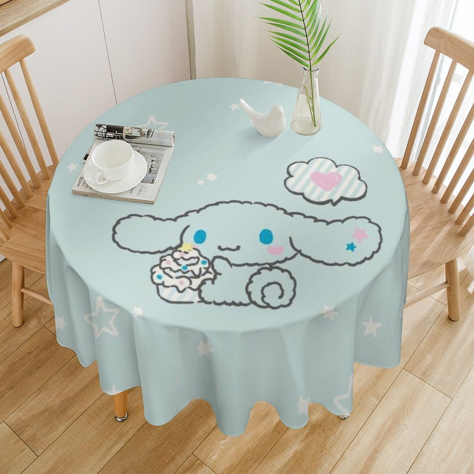 CINNAMOROLL Tablecloth Anime for Dining Table Picnic Gift 60x60in ...