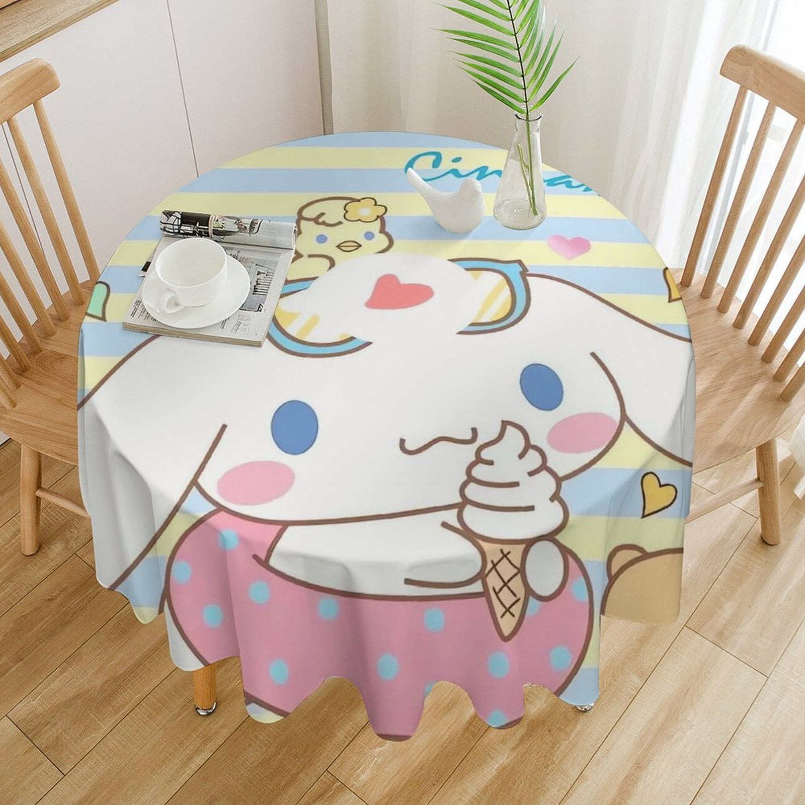 CINNAMOROLL Tablecloth Anime for Dining Table Picnic Gift 60x60in ...