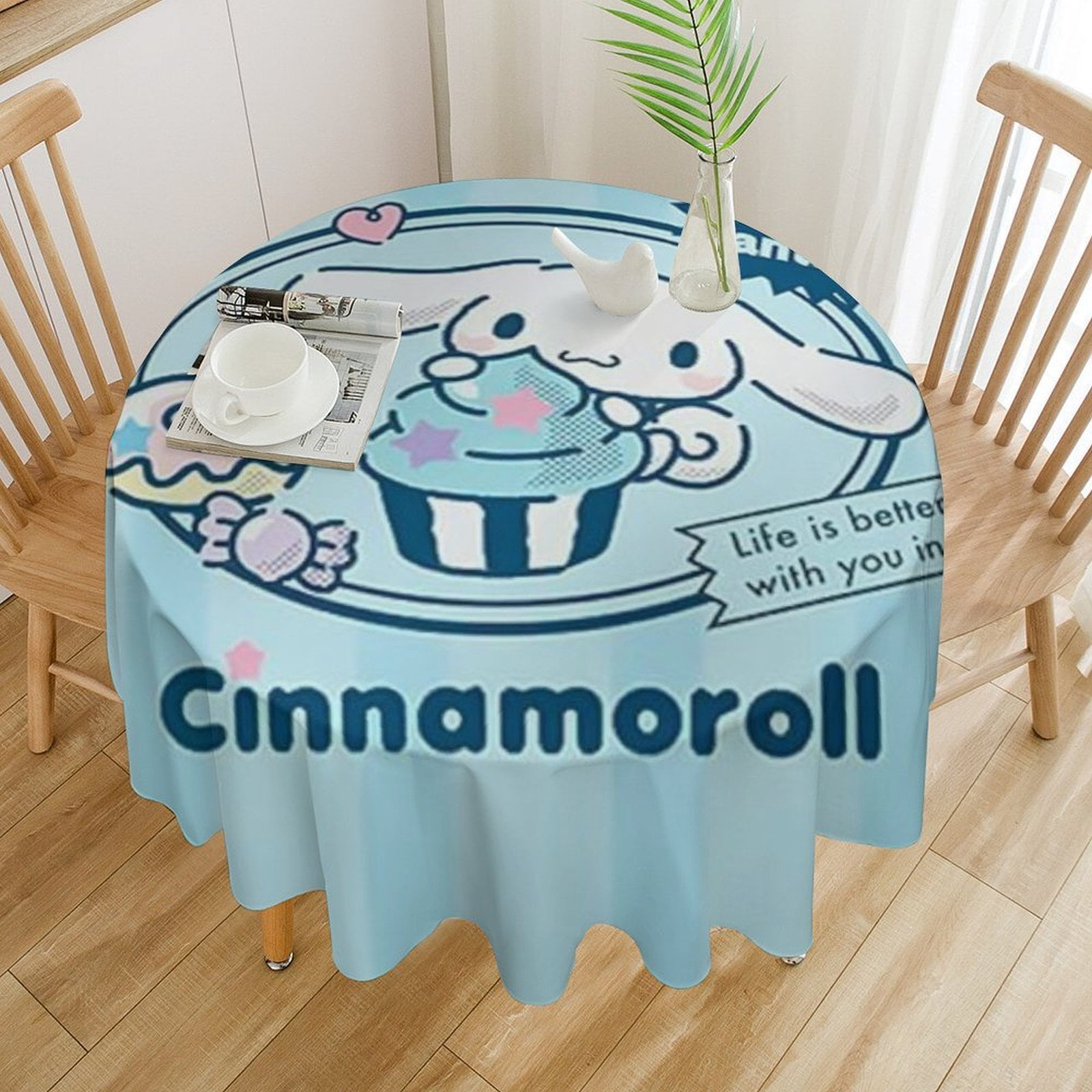 CINNAMOROLL Tablecloth Anime for Dining Table Picnic Gift 60x60in ...