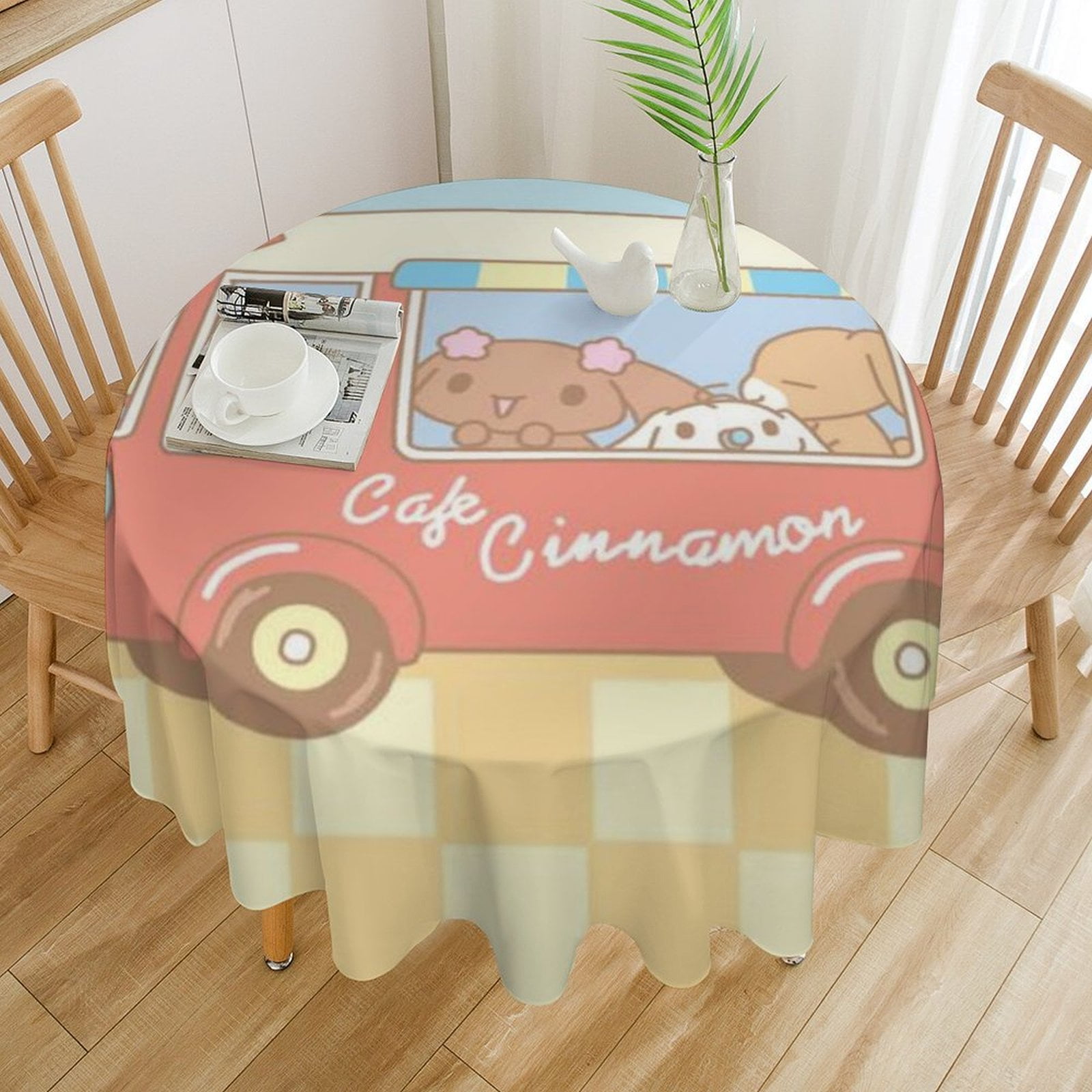 CINNAMOROLL Tablecloth Anime for Dining Table Picnic Gift 60x60in ...