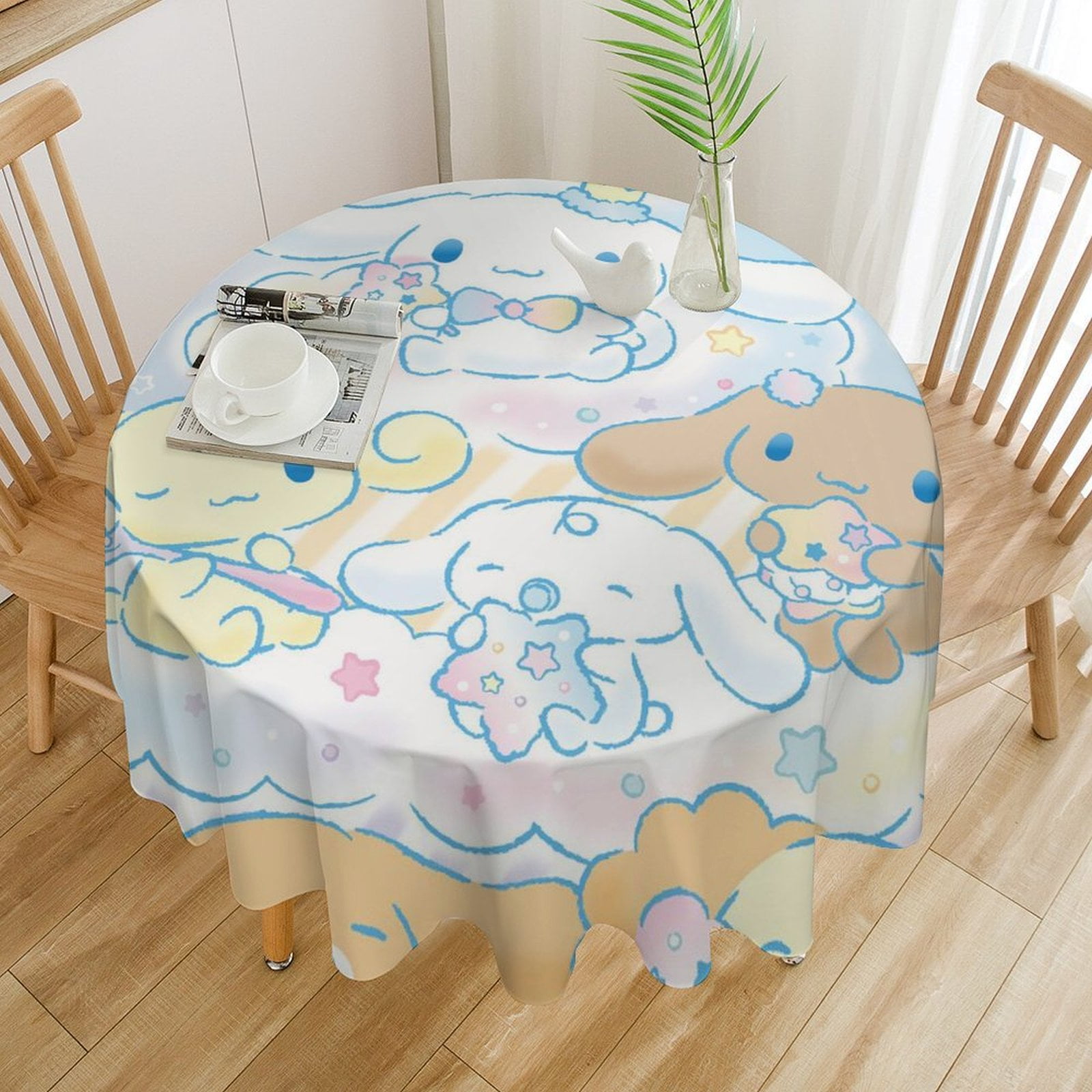 CINNAMOROLL Tablecloth Anime for Dining Table Picnic Gift 70x70in ...