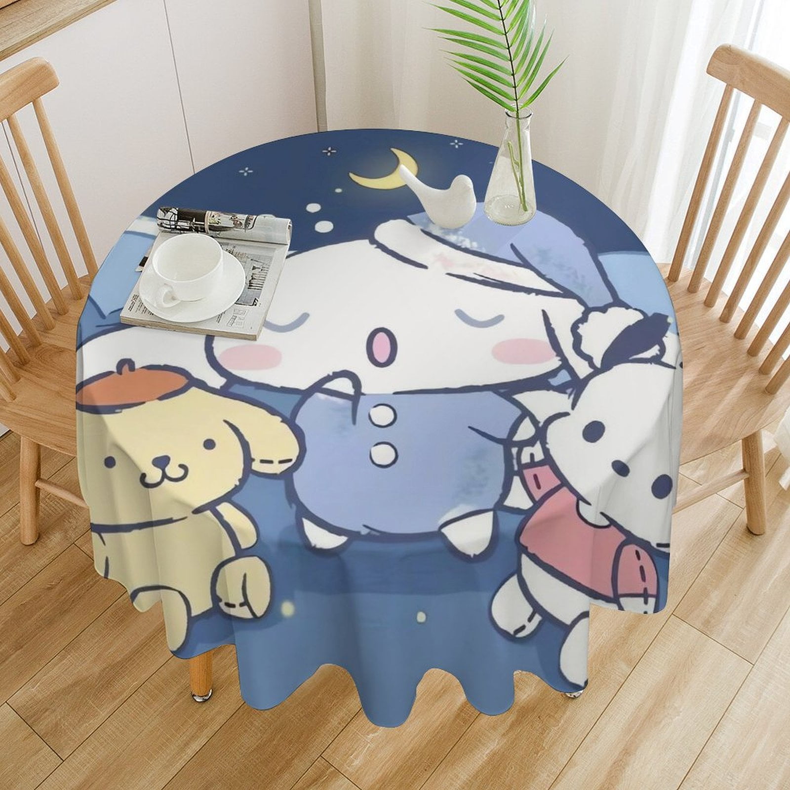 CINNAMOROLL Tablecloth Anime for Dining Table Picnic Gift 70x70in ...
