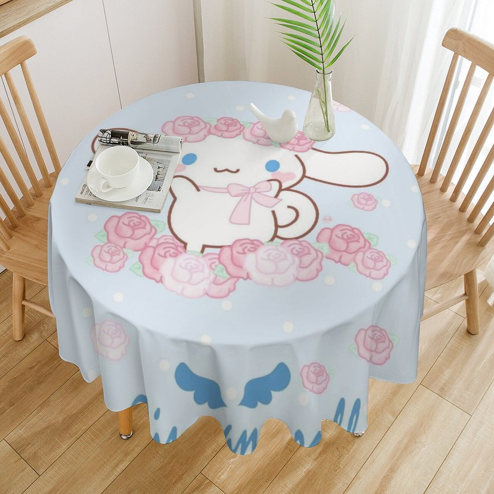CINNAMOROLL Tablecloth Anime for Dining Table Picnic Gift 70x70in ...