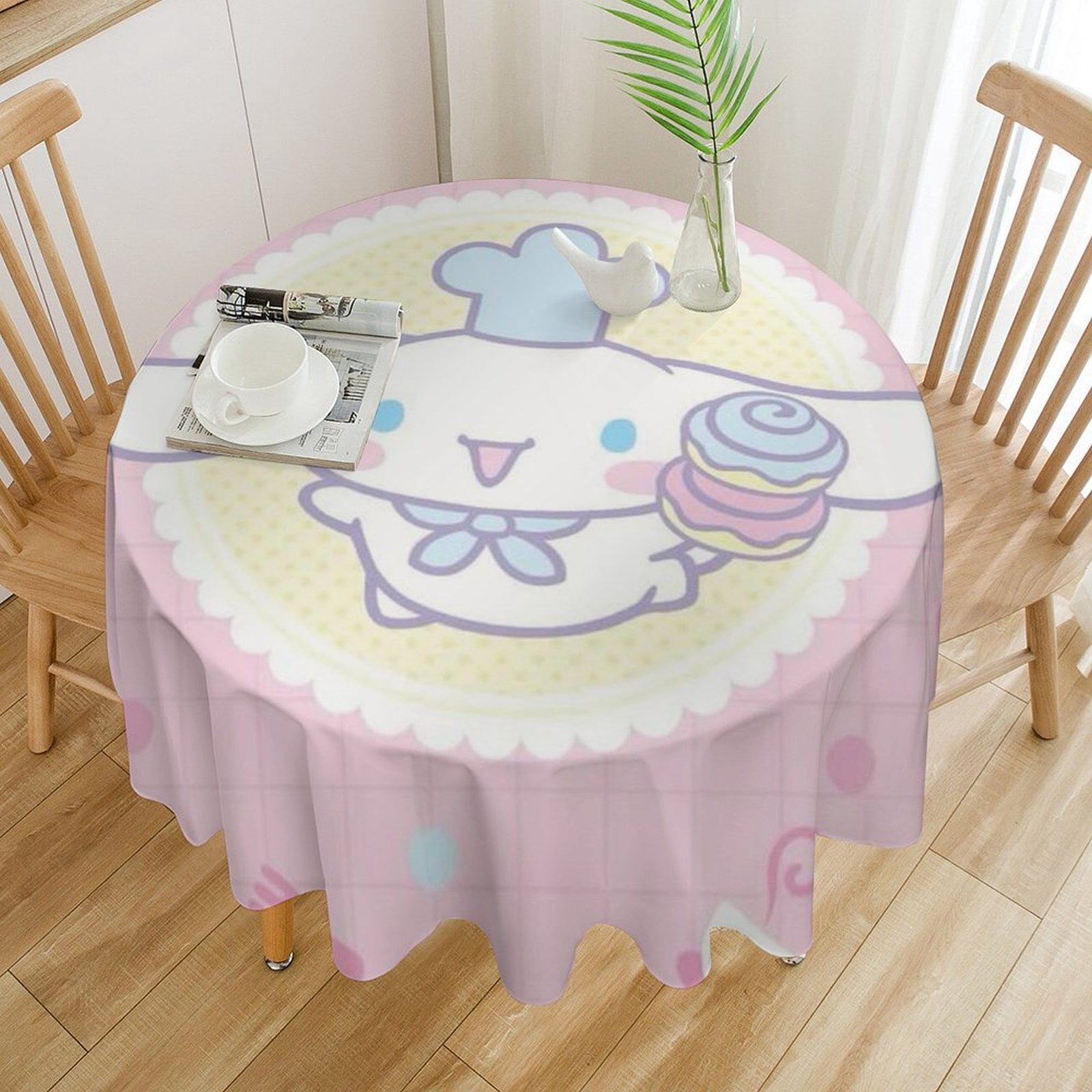 CINNAMOROLL Tablecloth Anime for Dining Table Picnic Gift 70x70in ...