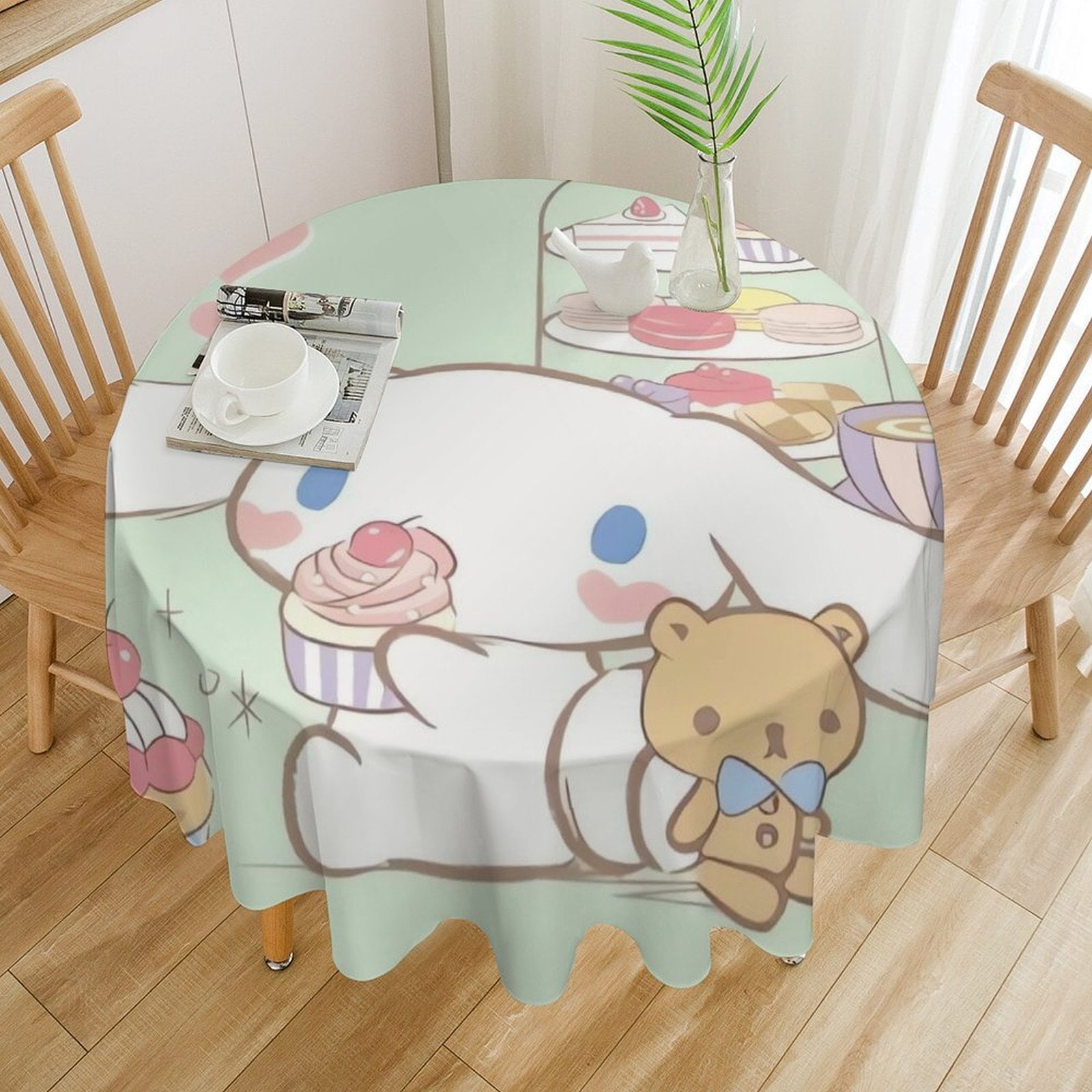 CINNAMOROLL Tablecloth Anime for Dining Table Picnic Gift 70x70in ...