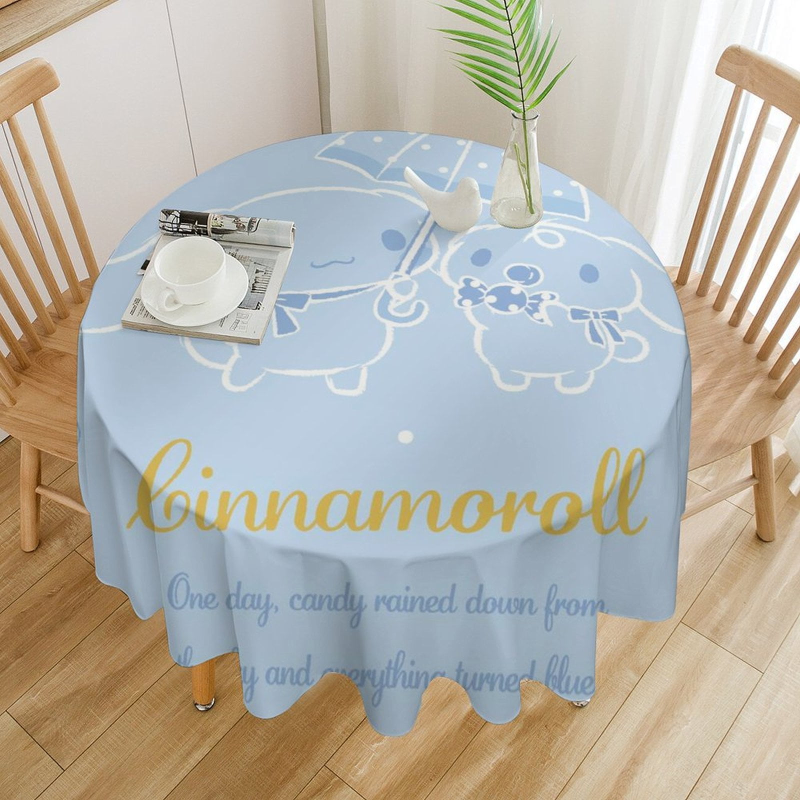 CINNAMOROLL Tablecloth Anime for Dining Table Picnic Gift 70x70in ...