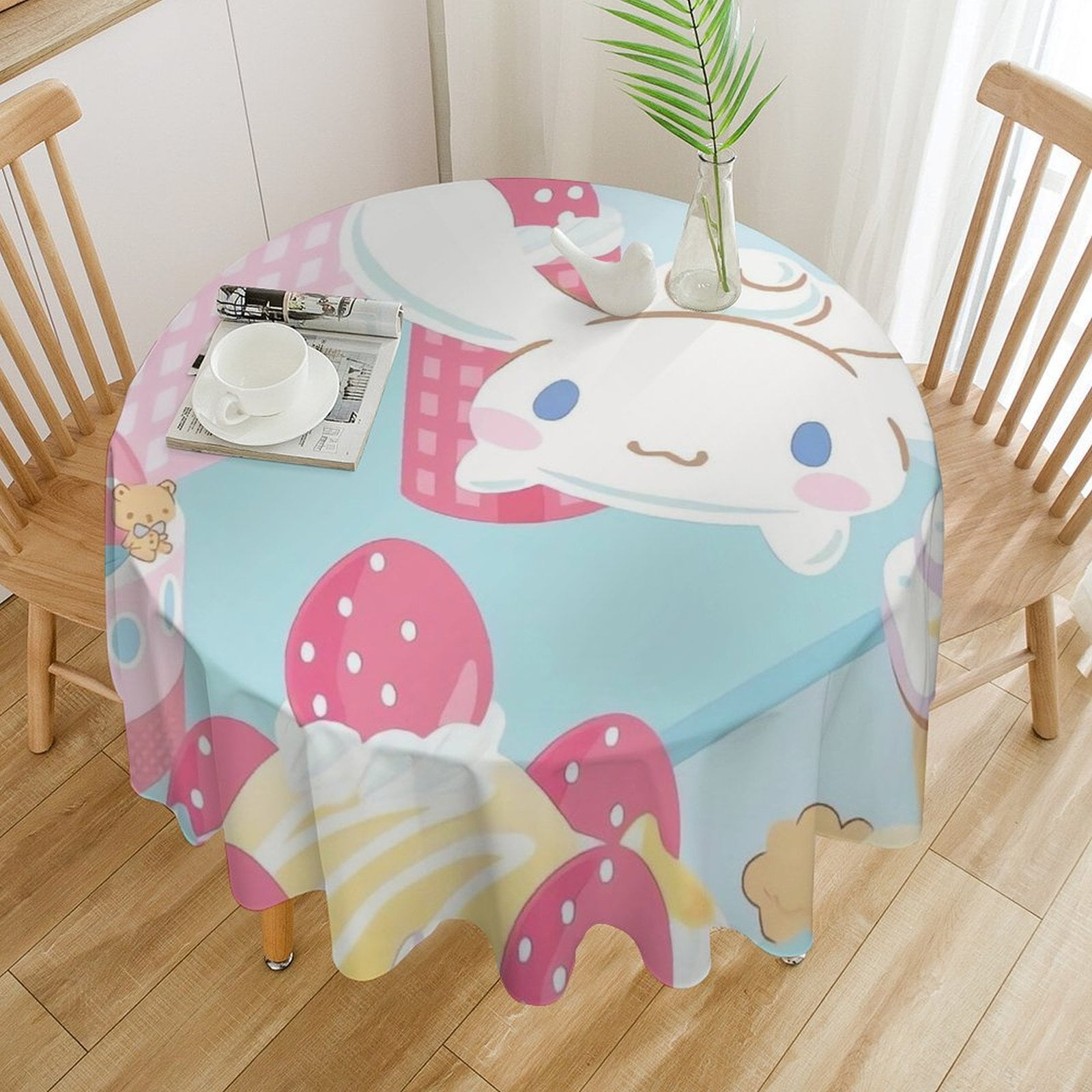CINNAMOROLL Tablecloth Anime for Dining Table Picnic Gift 70x70in ...