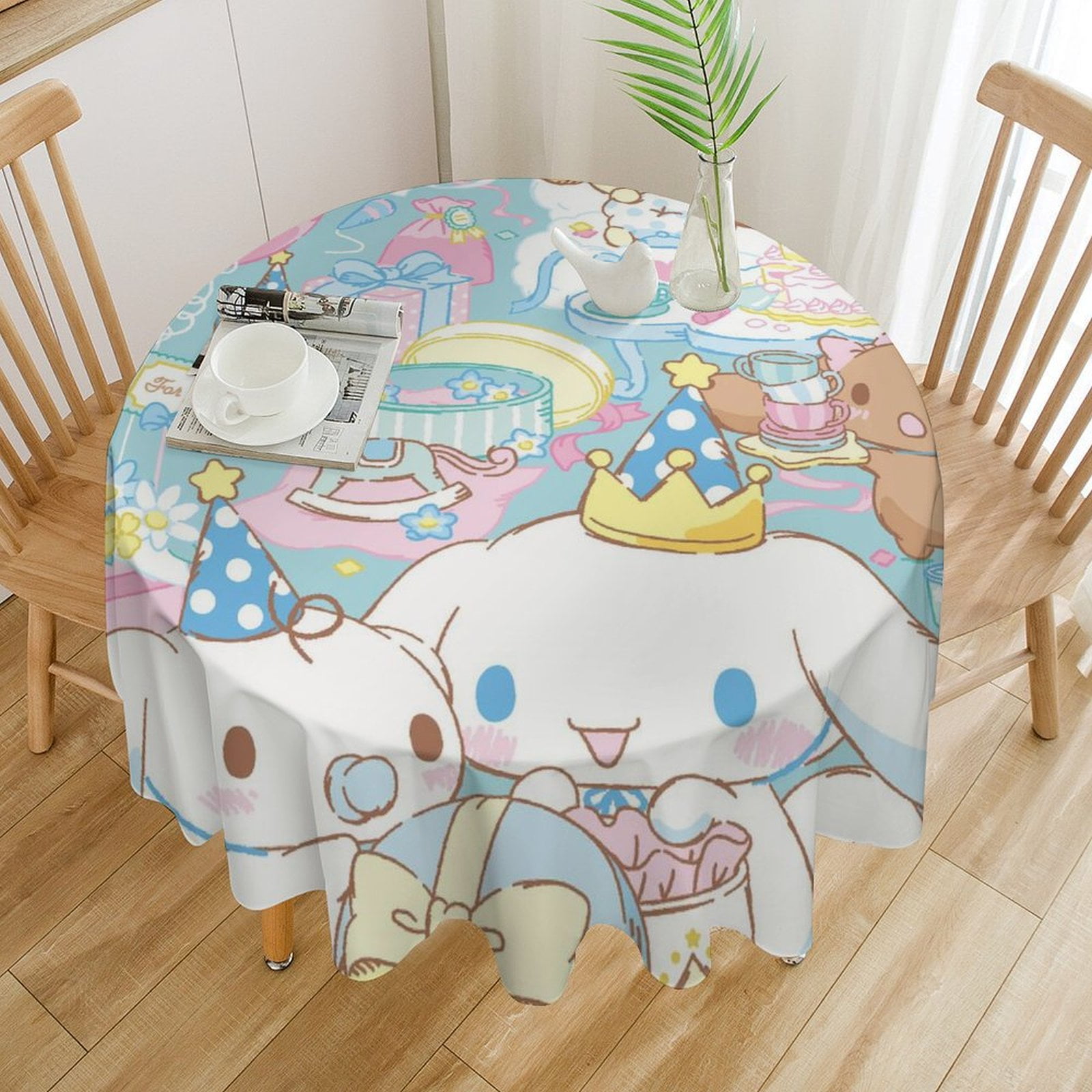 CINNAMOROLL Tablecloth Anime for Dining Table Picnic Gift 70x70in ...
