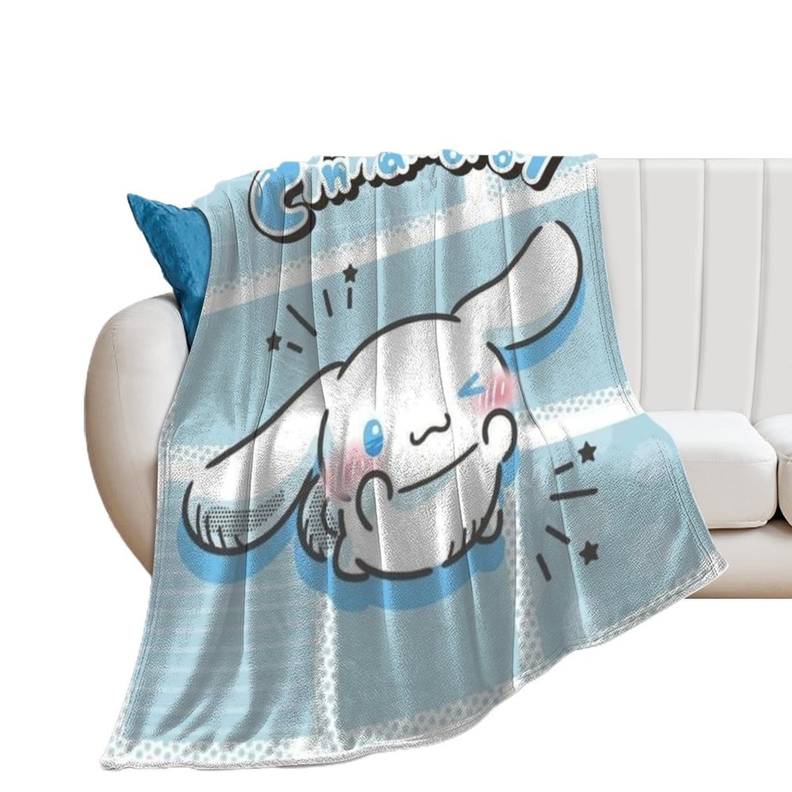 CINNAMOROLL Throw Blanket Cute Flannel Anime for Girls Boys Men Women ...