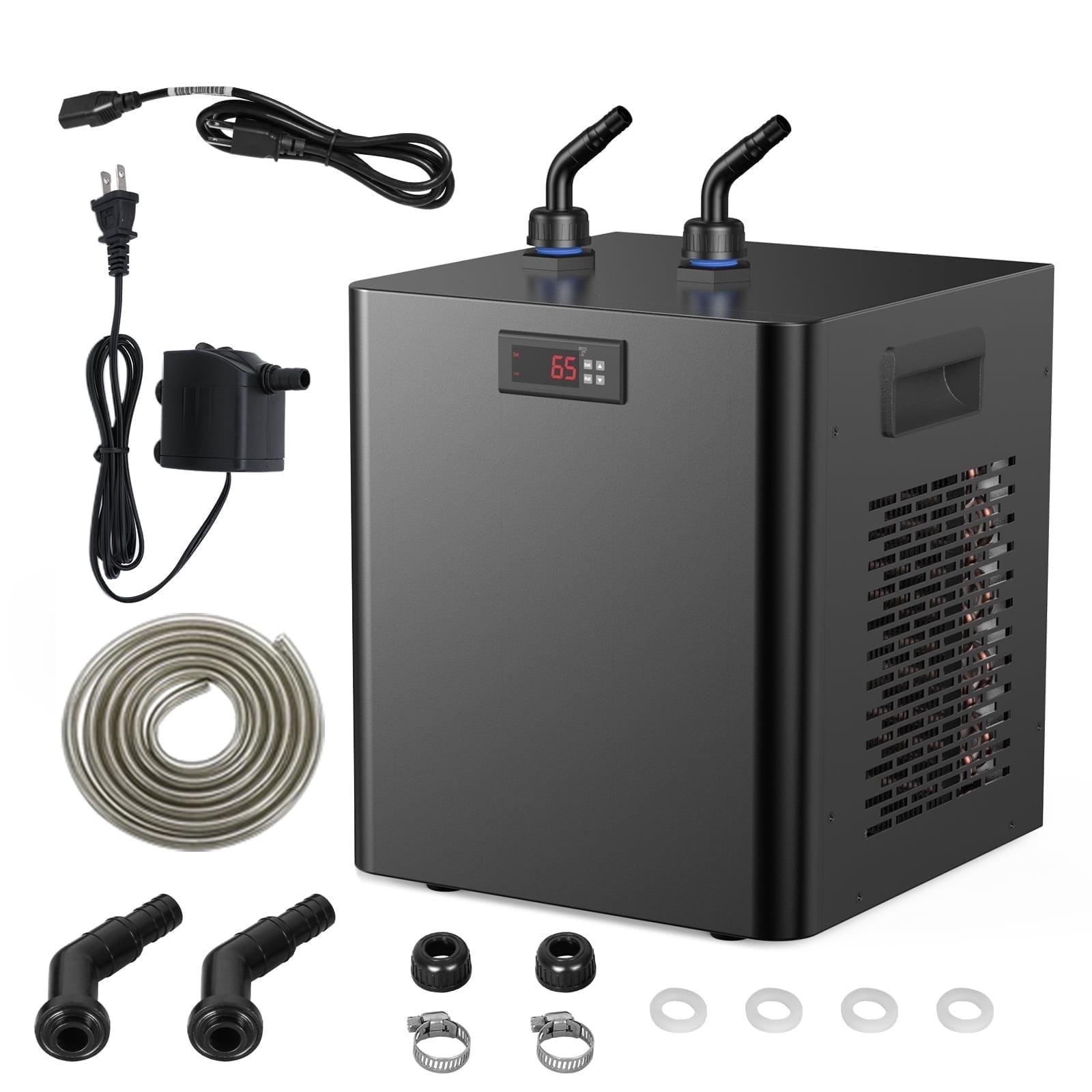 Eco Joy Aquarium Water Chiller, 75GAL 1/3HP Fish Tank Water Cooler ...