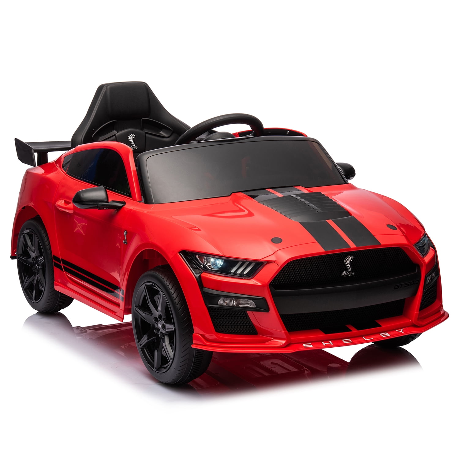 CIPACHO 12V Ford Mustang Shelby GT500 Ride On Car for Kids, Electric ...